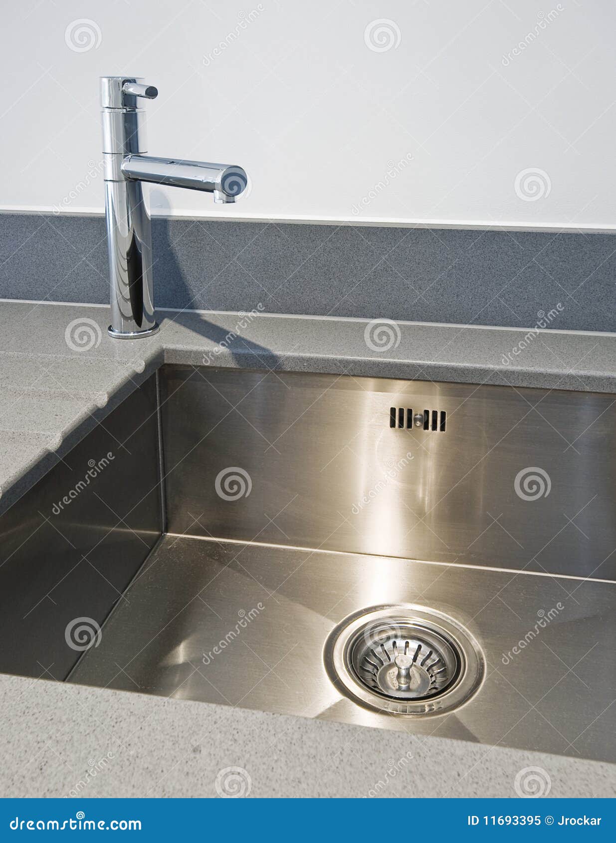 Kitchen sink stock image. Image of industrial, clean - 11693395