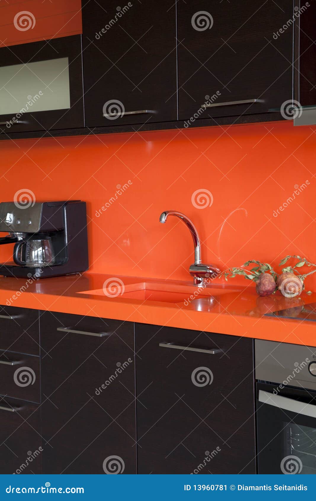 Kitchen sink stock image. Image of counter, house, kitchen - 13960781