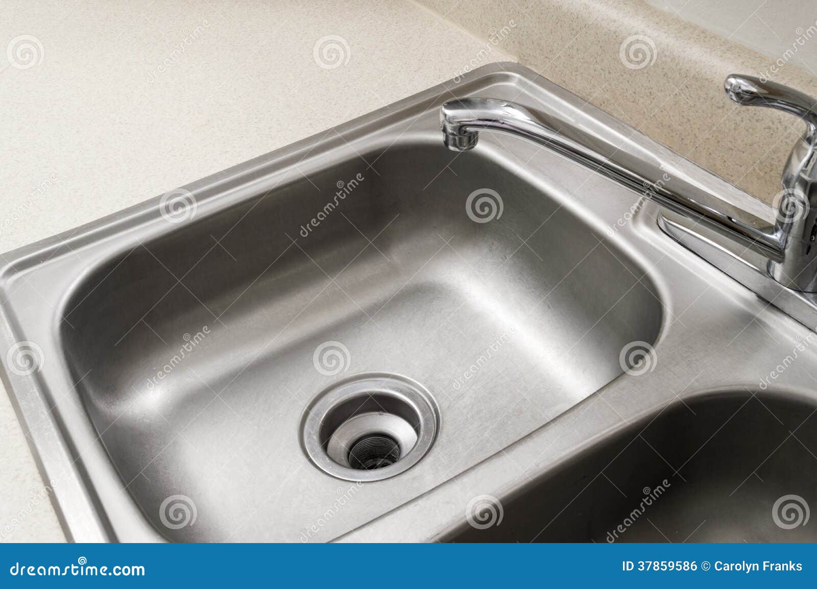 Kitchen Sink stock photo. Image of metal, home, sink - 37859586