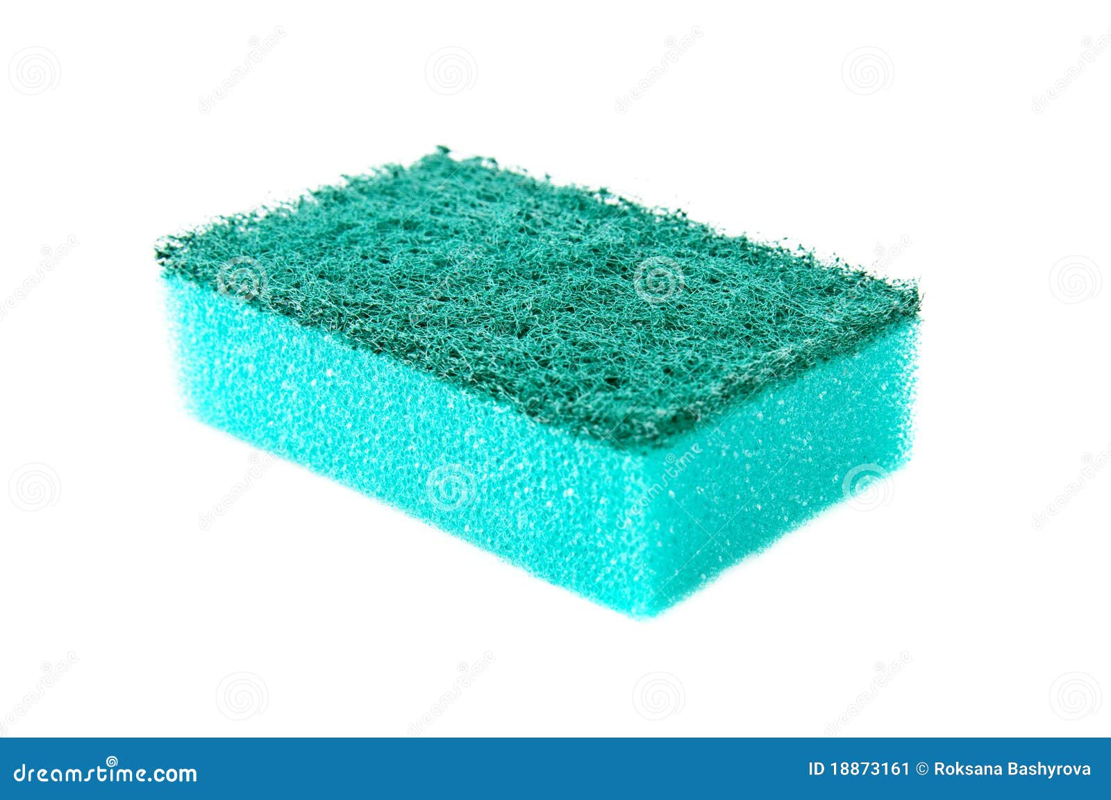 Kitchen sponge stock image. Image of everyday, blue, hygiene - 18873161