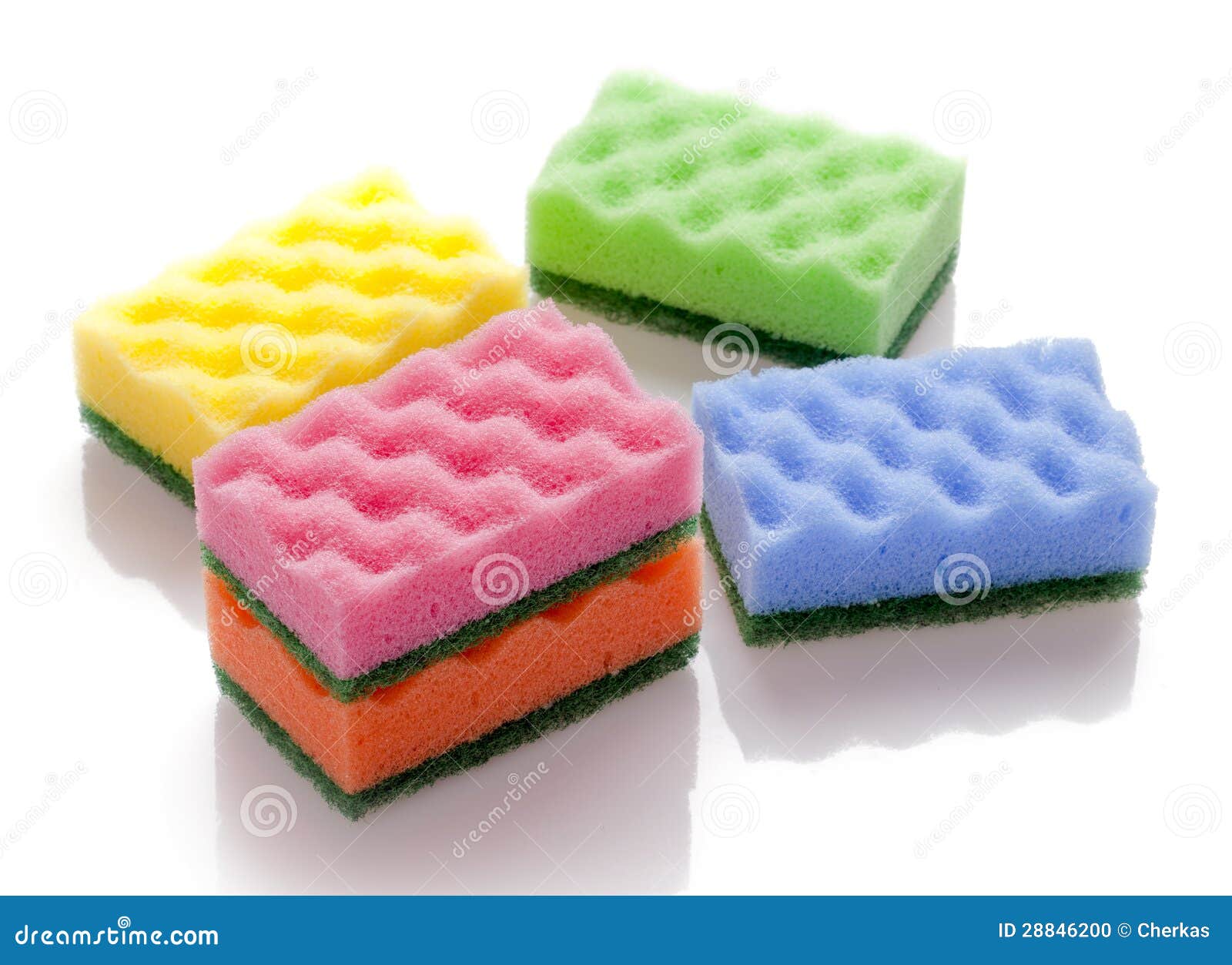 Kitchen sponge stock photo. Image of white, utensil, yellow - 28846200