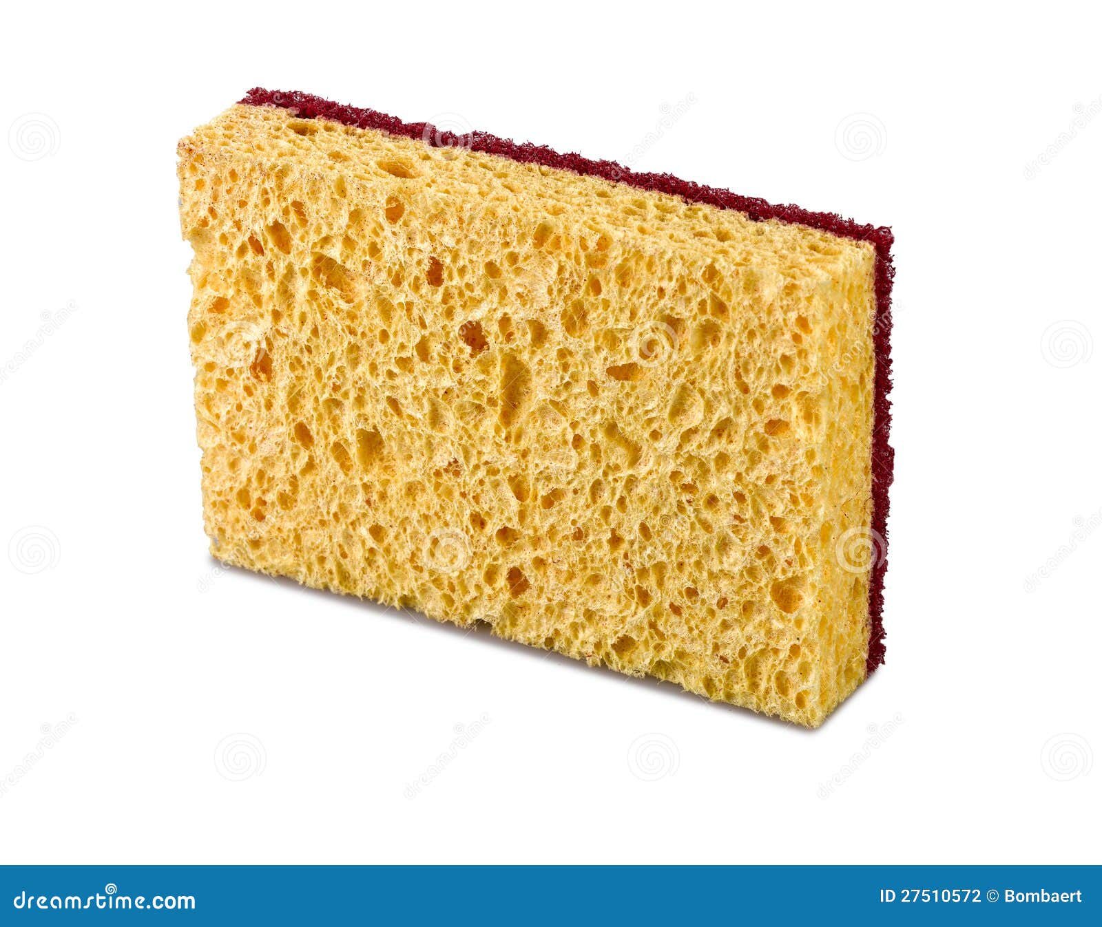 A kitchen sponge isolated stock photo. Image of cutout - 27510572
