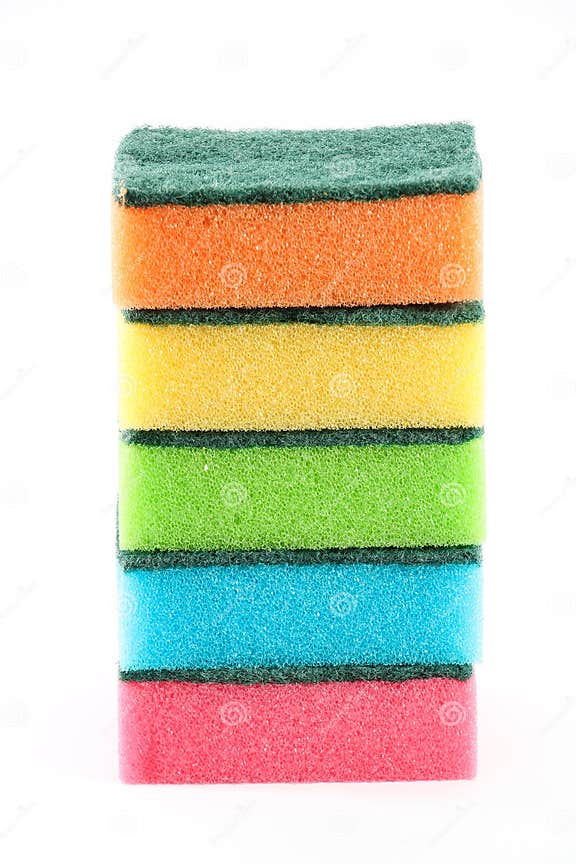 Kitchen sponge stock image. Image of detail, color, cleaning - 48452583