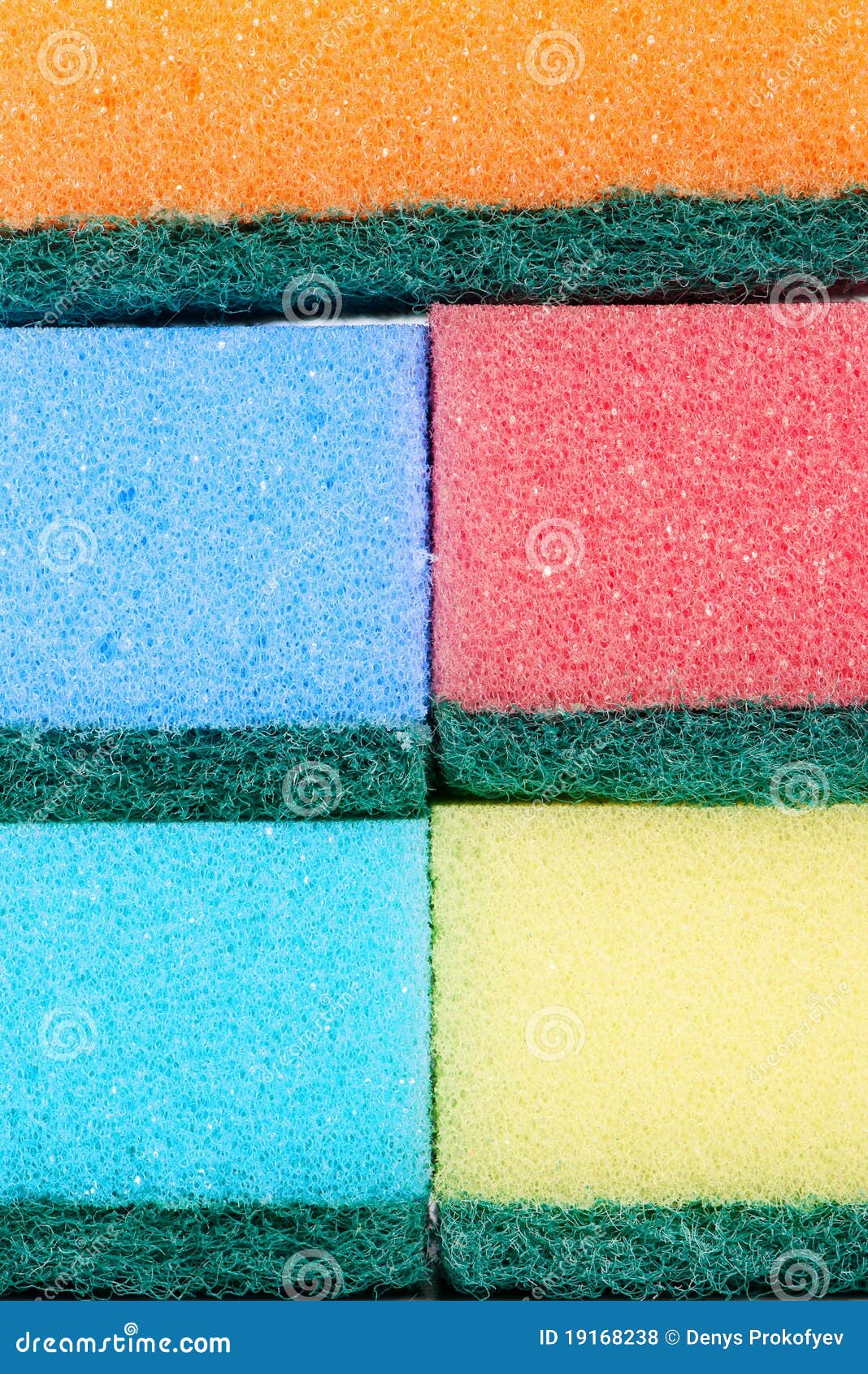 Kitchen sponges stock photo. Image of kitchen, background - 19168238