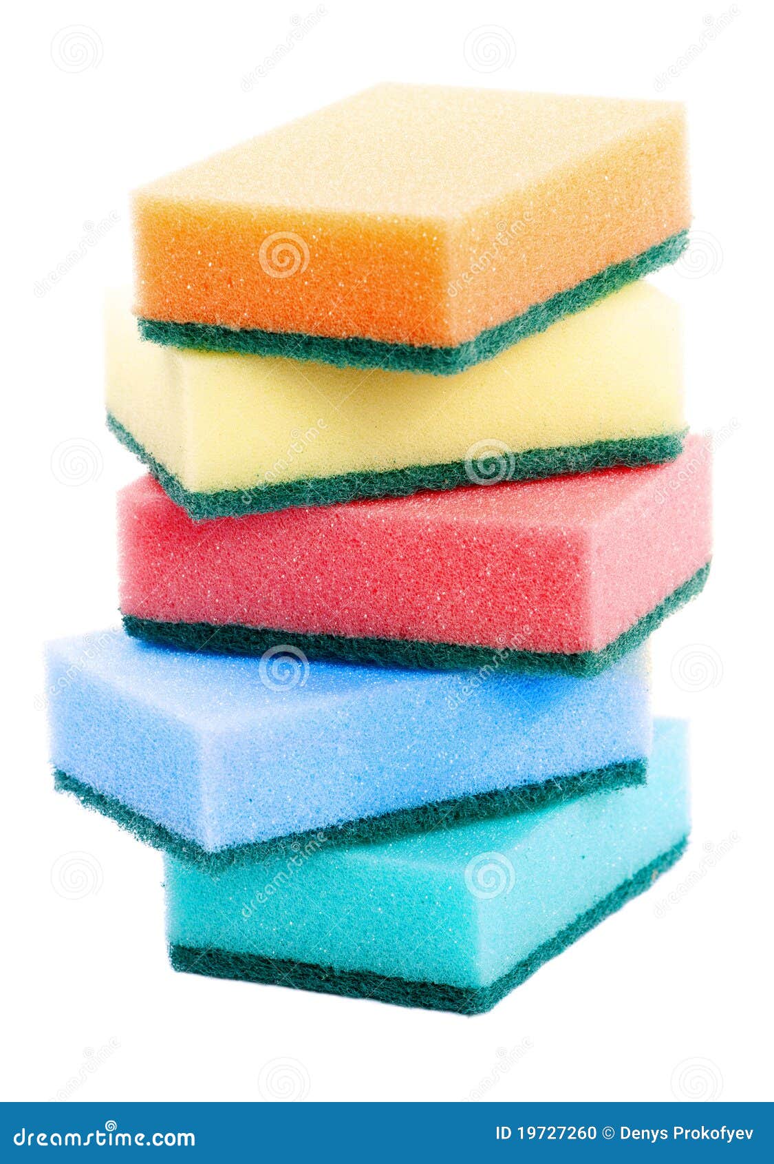 Kitchen sponges stock photo. Image of group, porous, chemical - 19727260