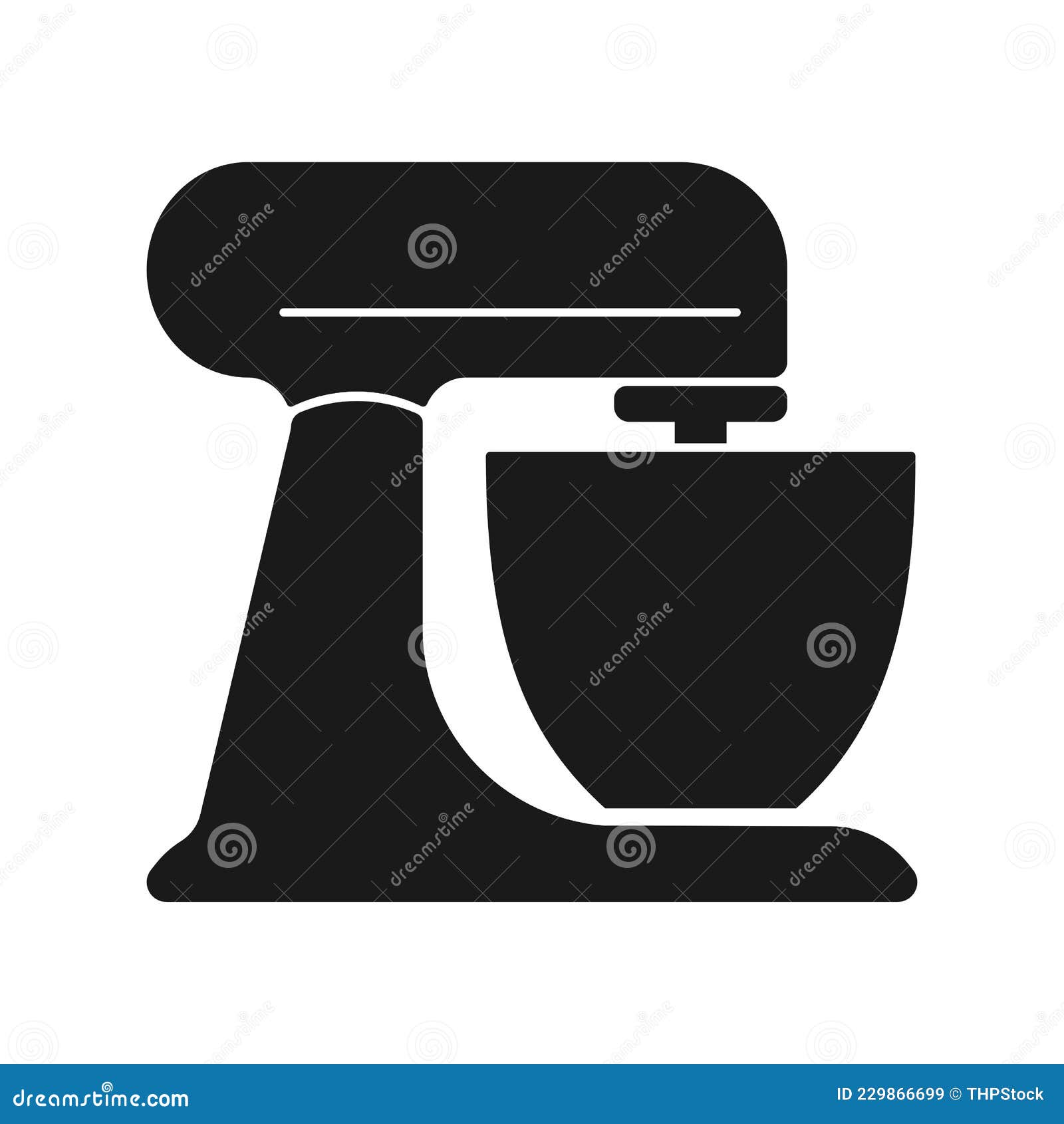 Kitchen Stand Mixer Vector stock vector. Illustration of cooking ...