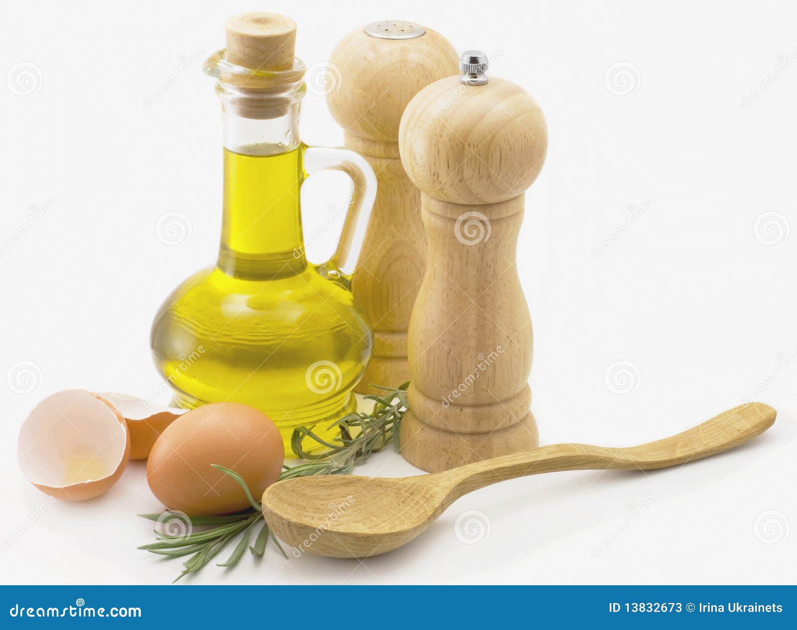 Kitchen still-life stock image. Image of isolated, leaf - 13832673