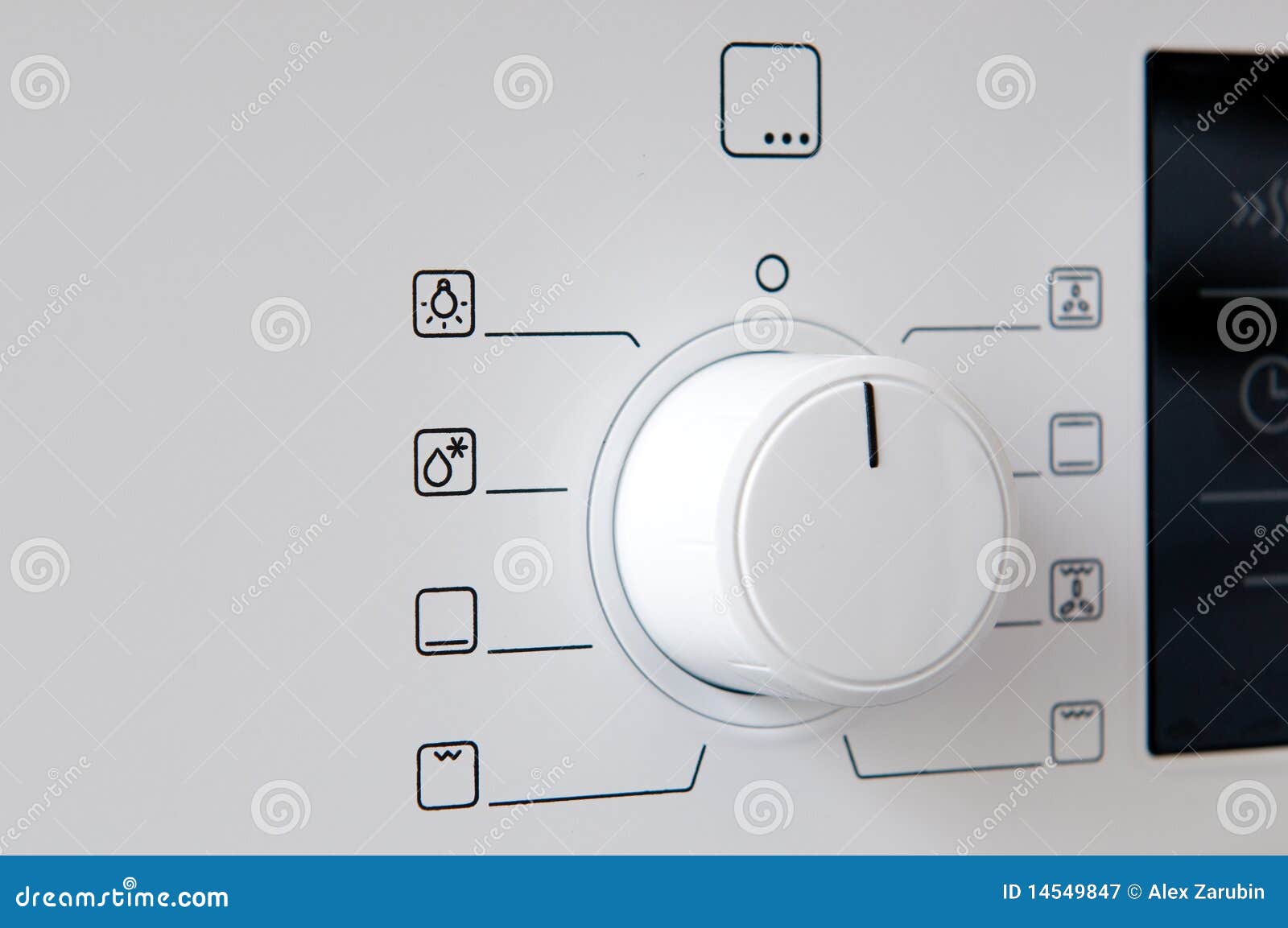 Kitchen stove control pane stock image. Image of front - 14549847