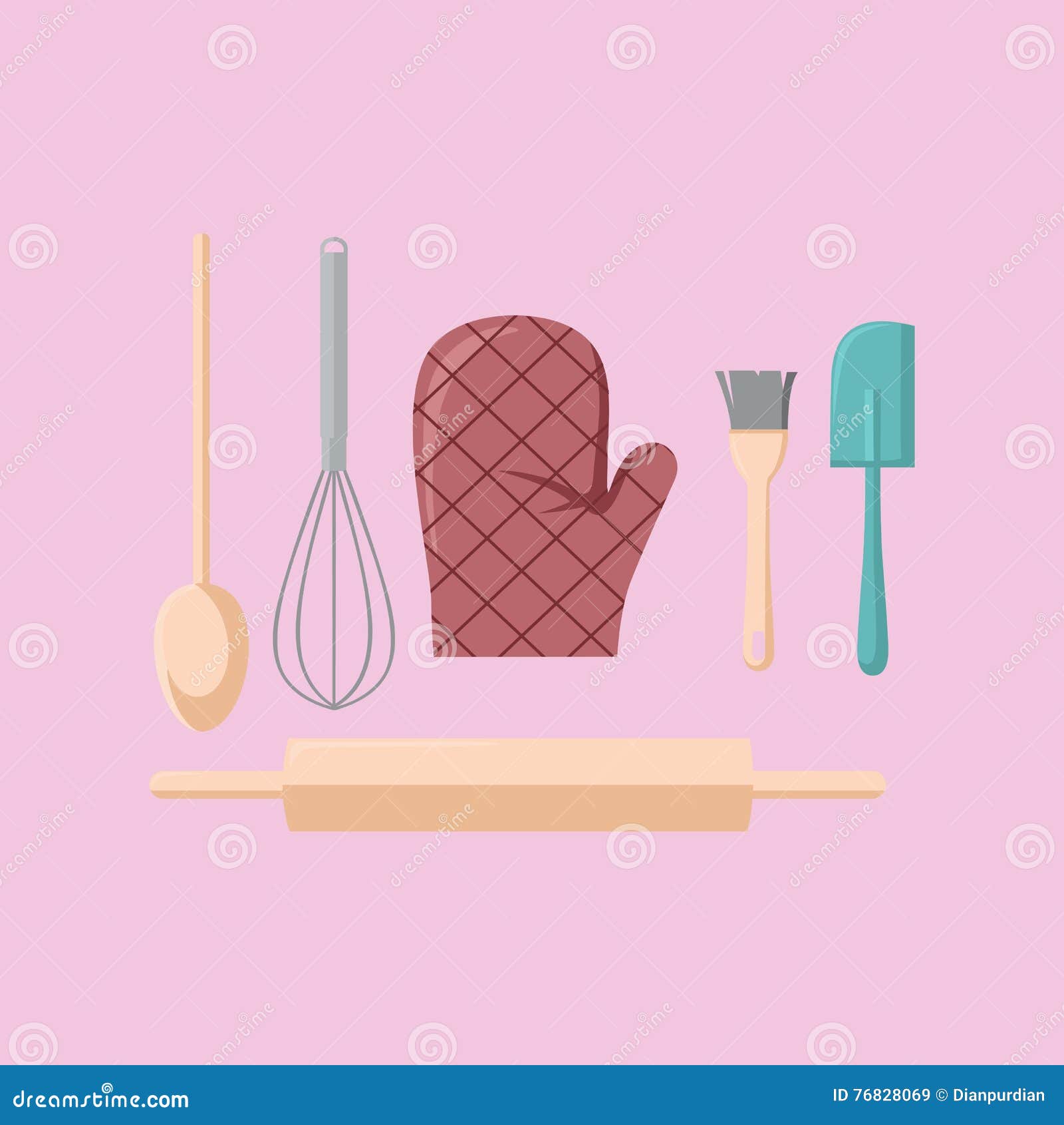 Cute Cooking Utensils Clipart