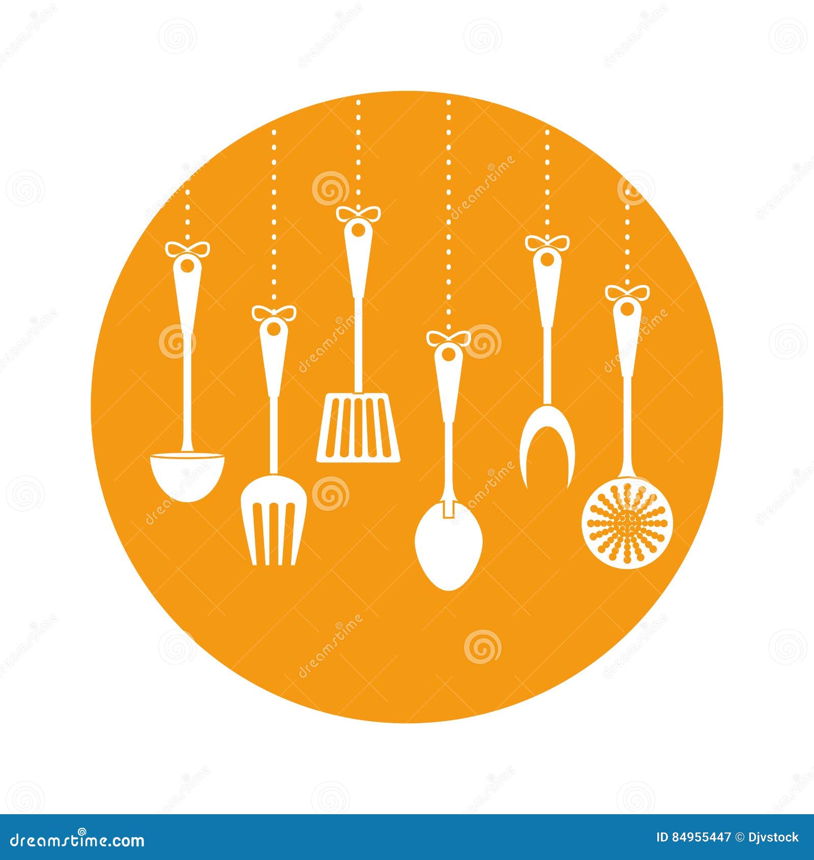Kitchen Supplies Icon Image Stock Illustration - Illustration of ...