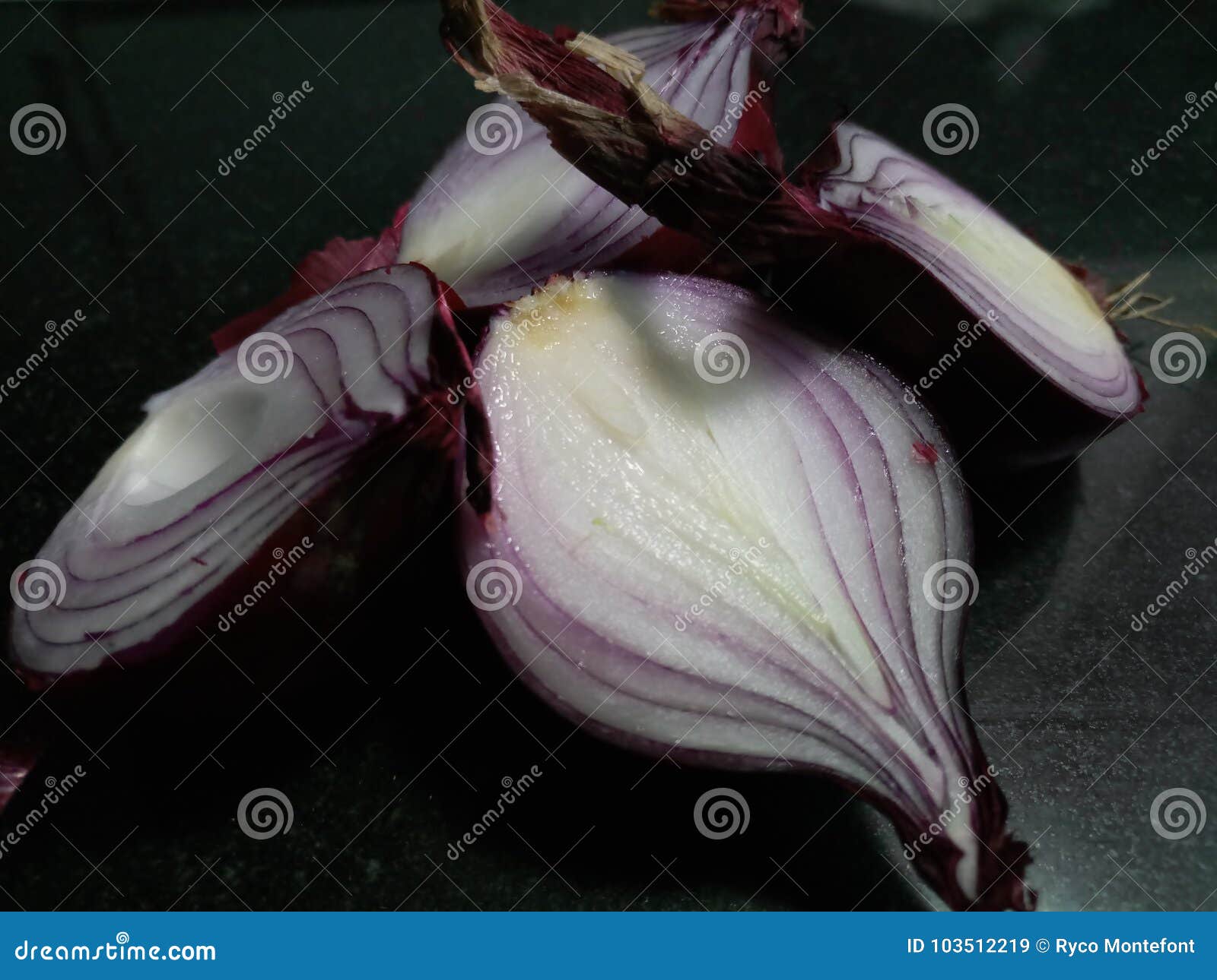 Raw red onion unpeeled stock image. Image of surface - 103512219