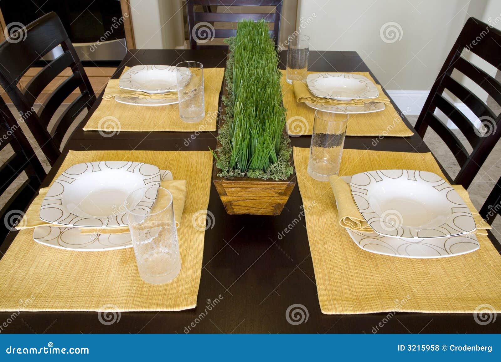 Kitchen table closeup 1713 stock photo. Image of mansion - 3215958