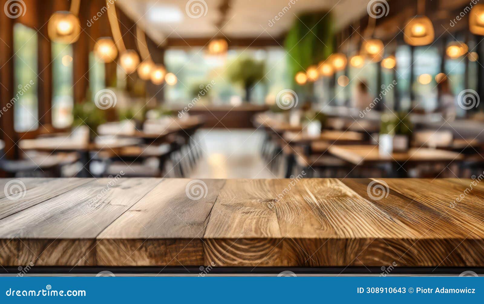 Kitchen Table Front View, Wooden Table Stock Illustration ...