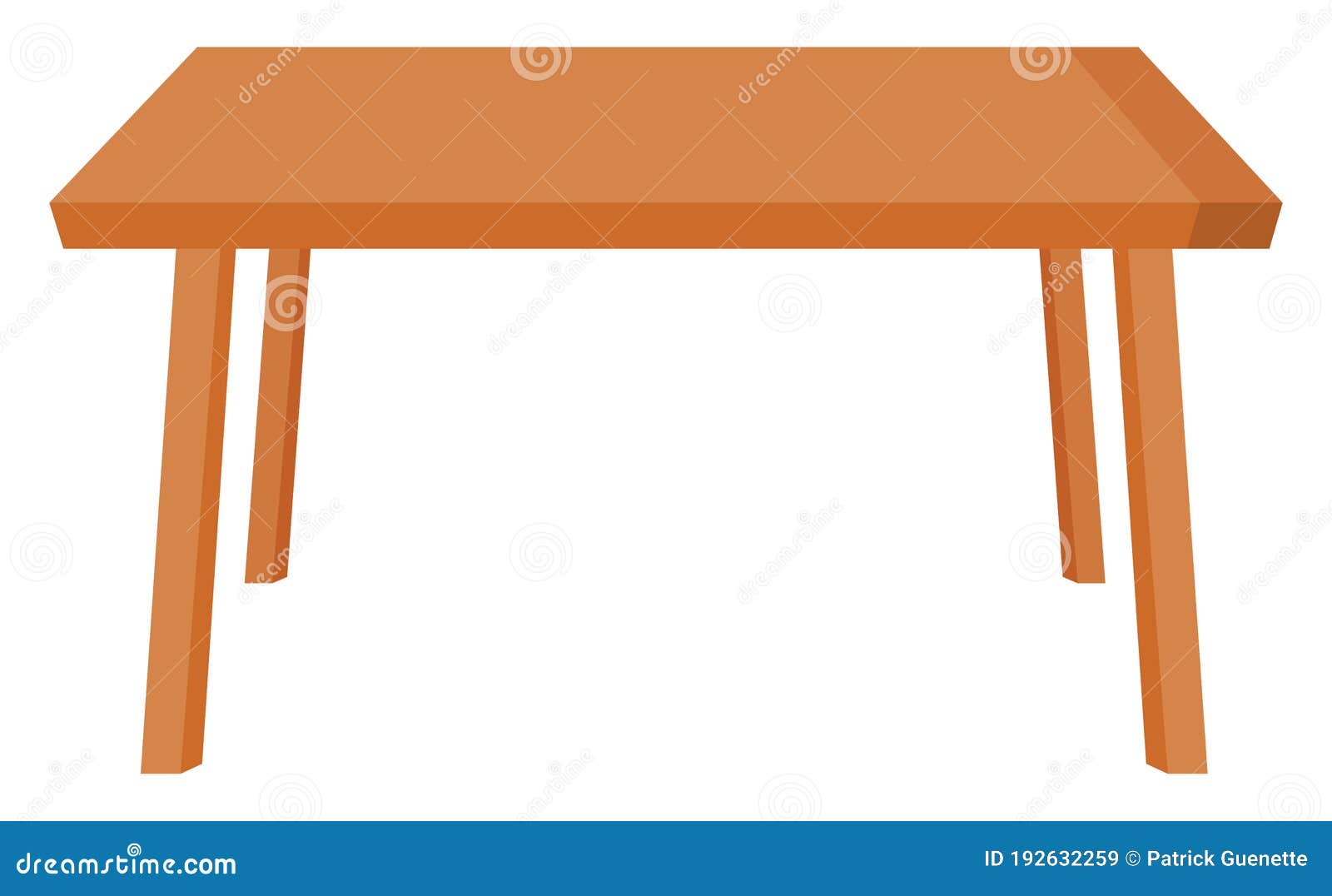 Kitchen Table, Illustration, Vector Stock Vector - Illustration of ...
