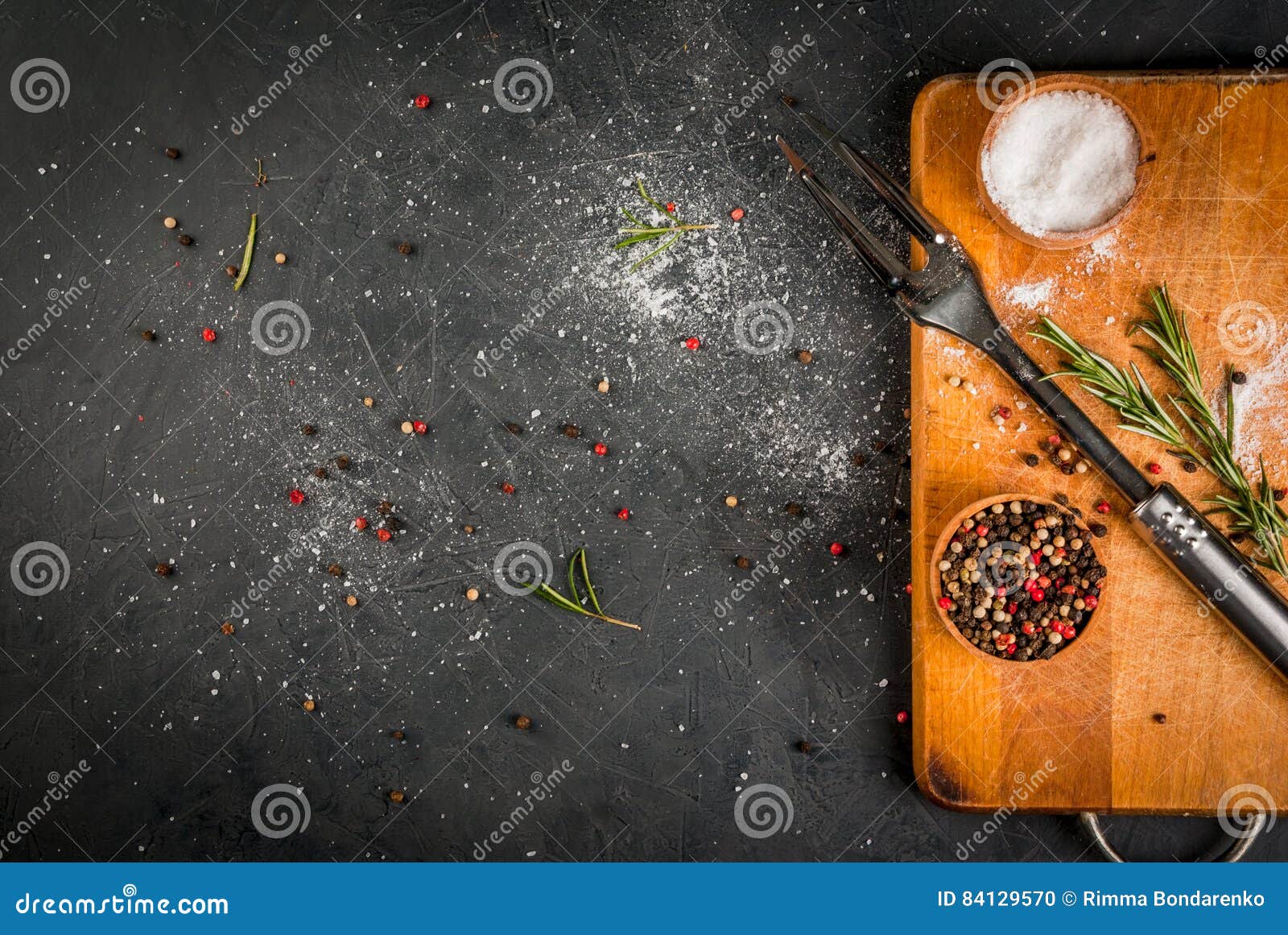 Kitchen Table, Prepared for Cooking Meat Stock Photo - Image of meat ...
