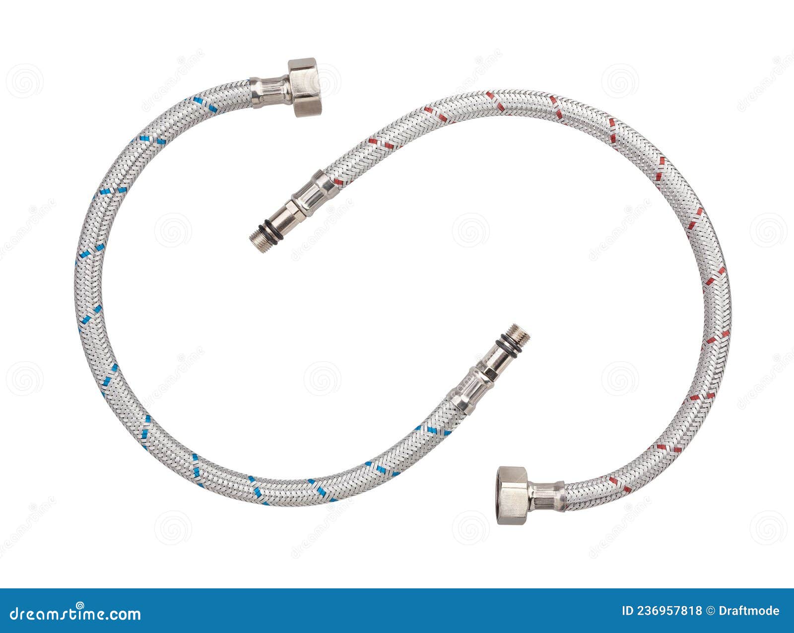 Kitchen Tap Pipe Path Isolated Stock Photo - Image of pipeline, kitchen ...