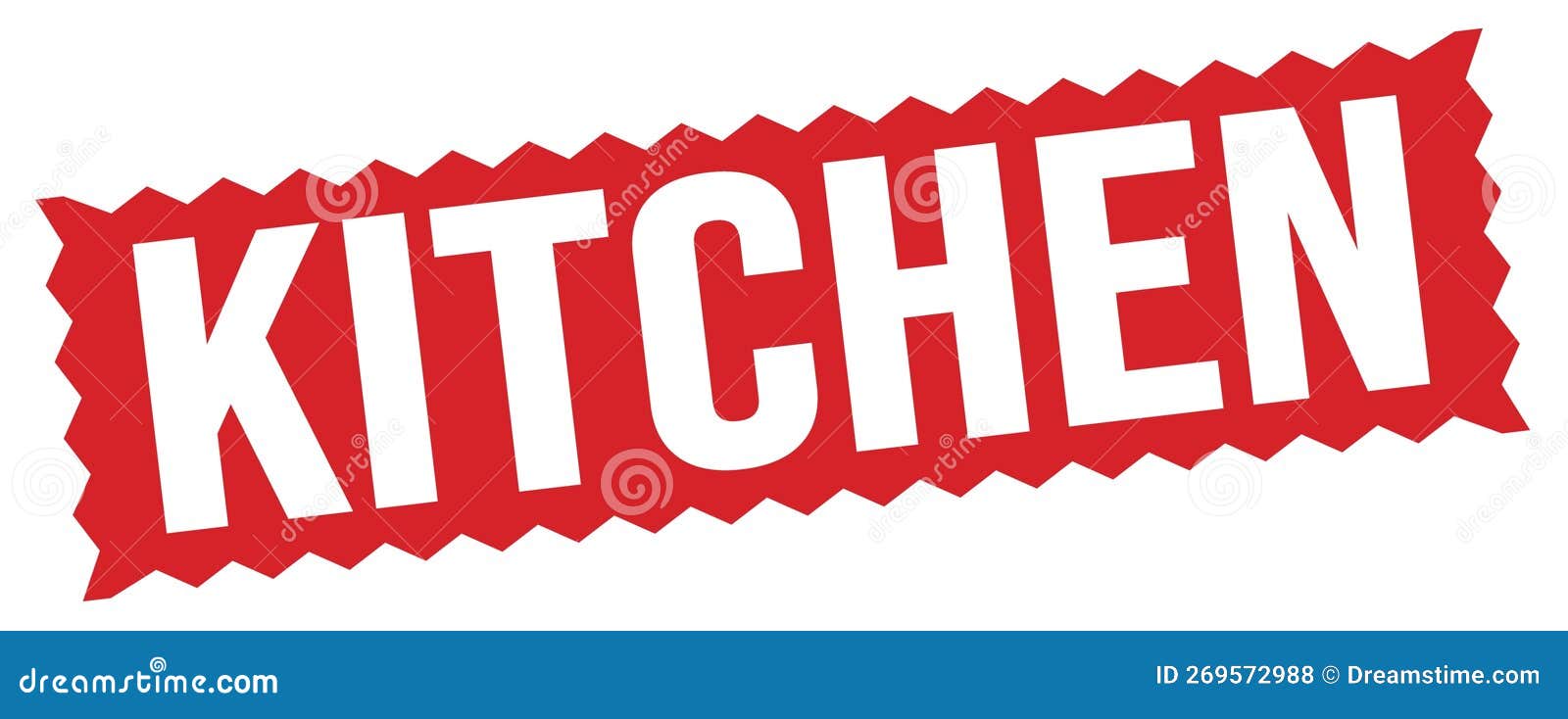 KITCHEN Text Written on Red Stamp Sign Stock Illustration ...