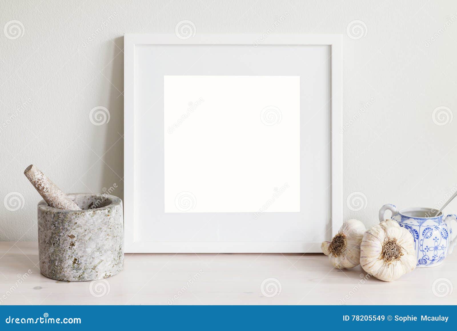 Kitchen Themed Frame Mockup Stock Image - Image of kitchen, gallery ...