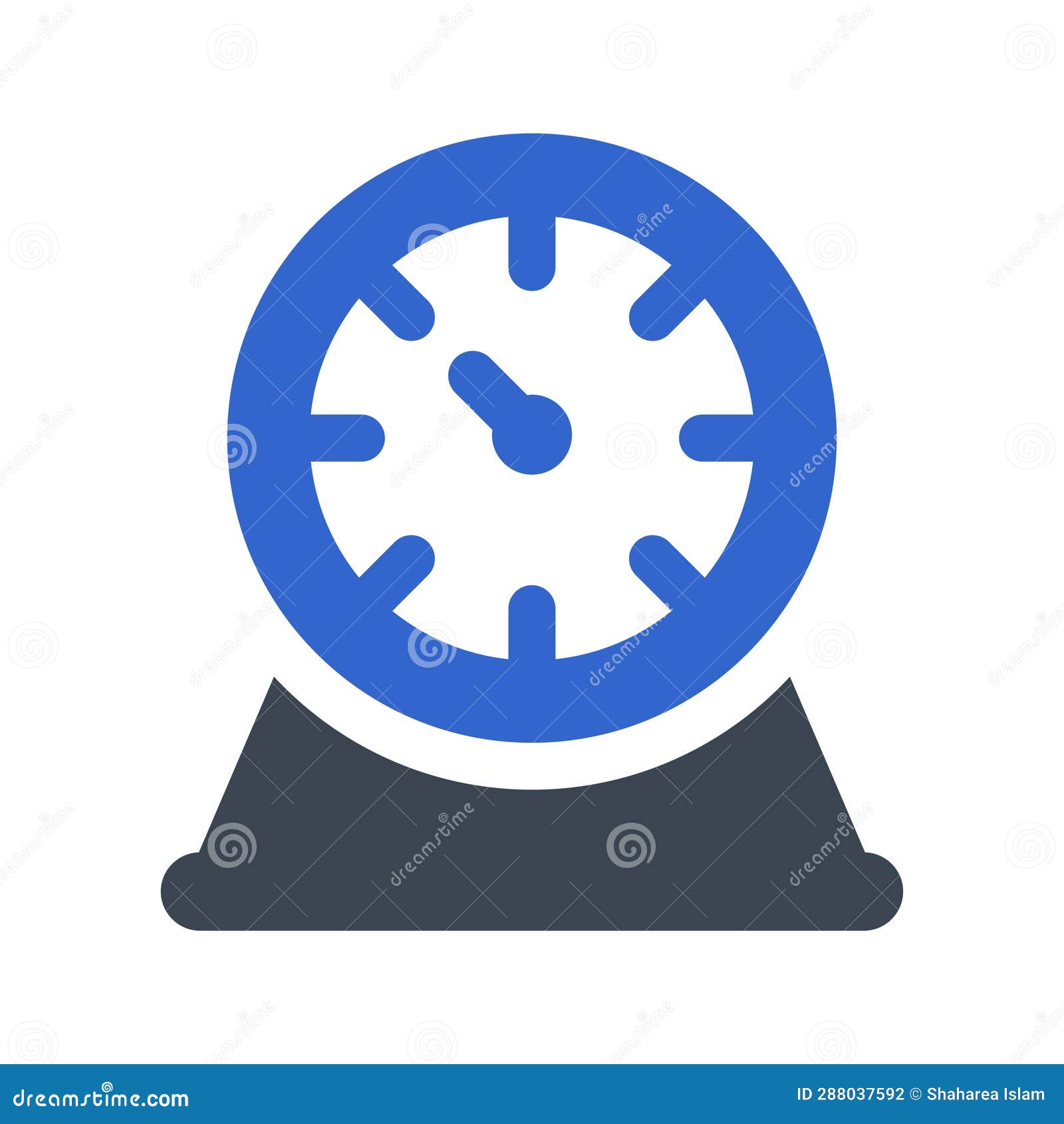 Kitchen timer icon stock vector. Illustration of icon - 288037592