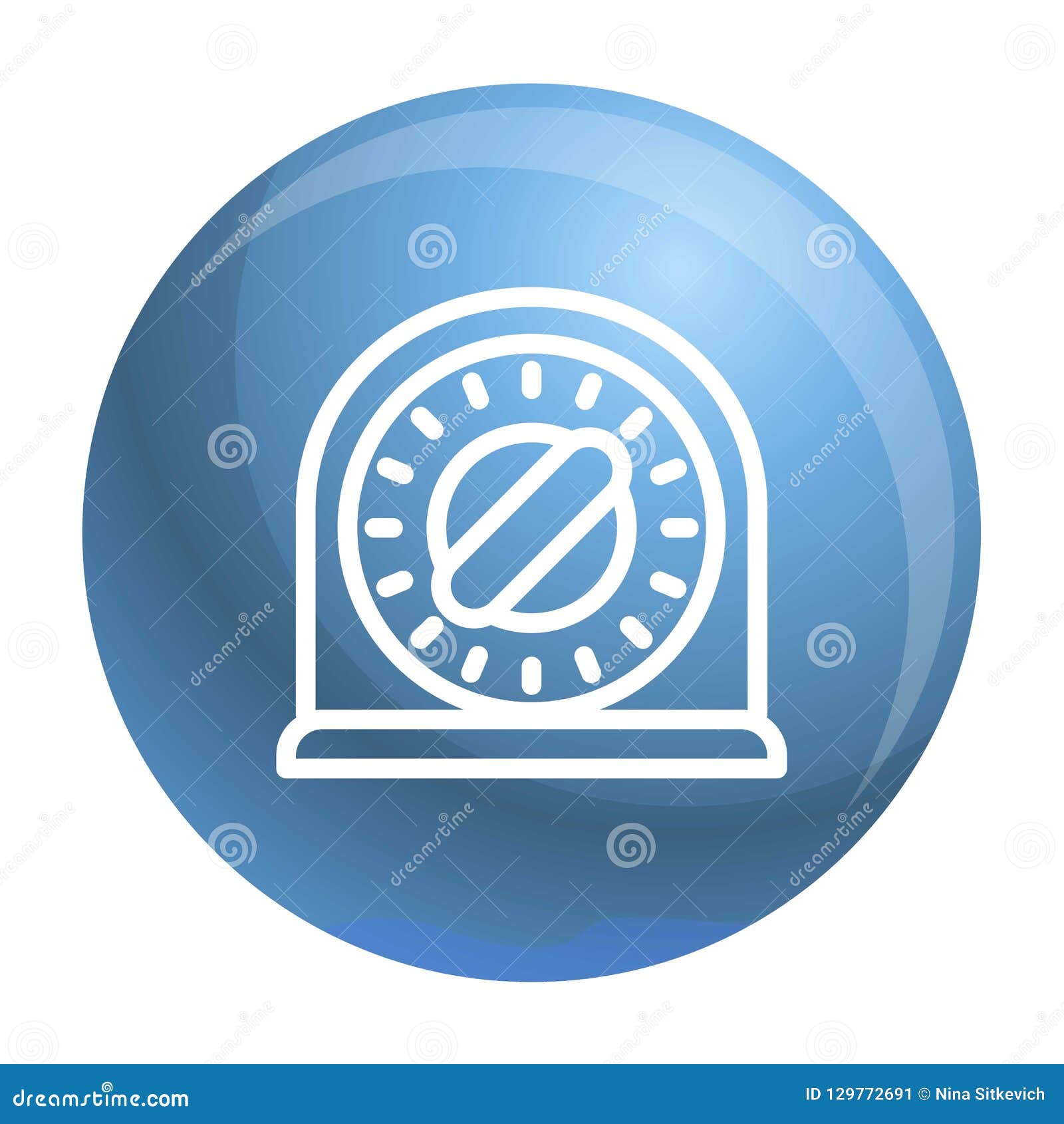 Kitchen Timer Icon, Outline Style Stock Vector - Illustration of handle ... Kitchen Timer Icon, Outline Style Stock Vector - Illustration of handle ...