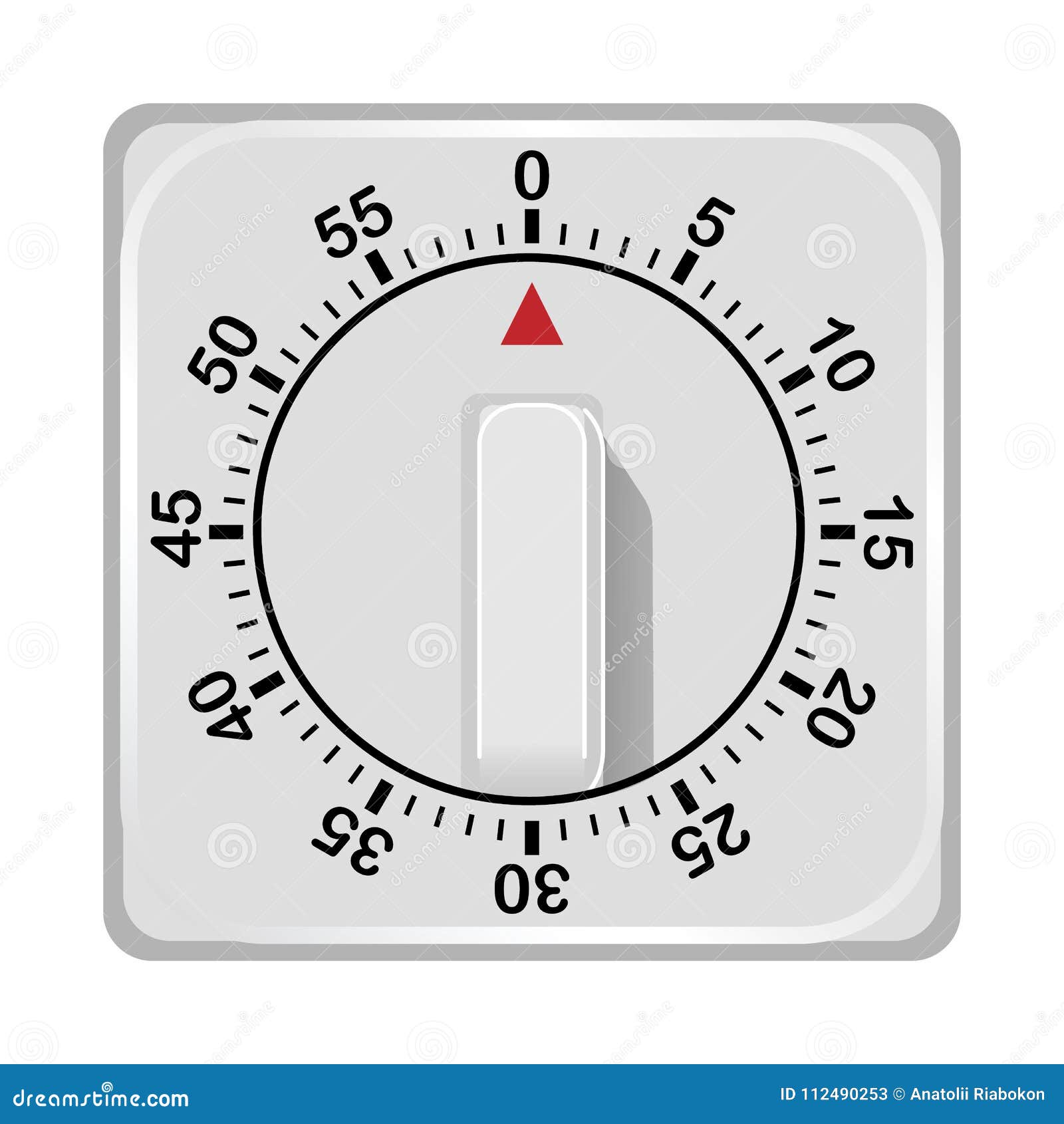 Kitchen Timer Mockup, Realistic Style Stock Vector - Illustration of ...