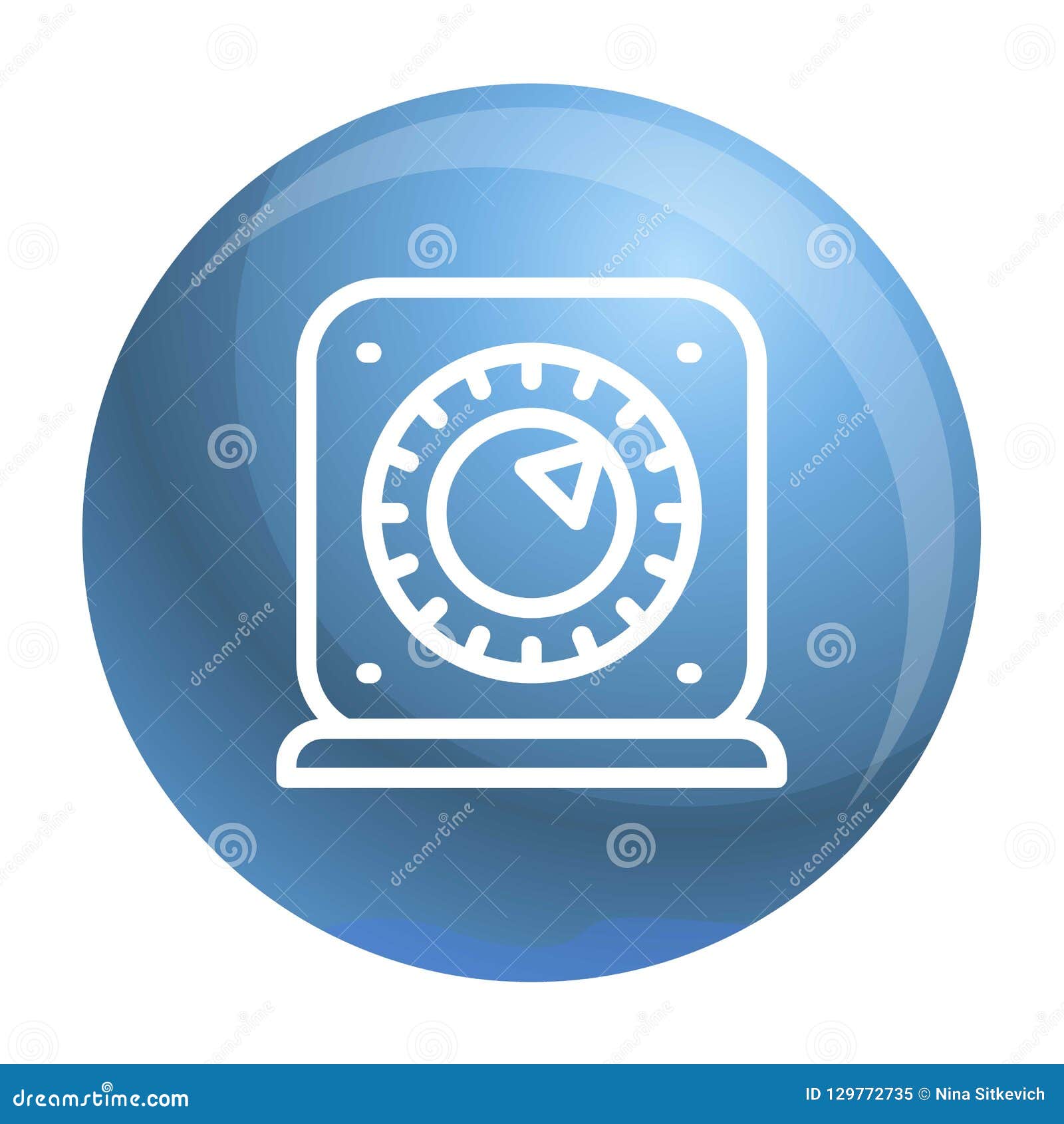 Kitchen Timer Start Icon, Outline Style Stock Vector - Illustration of ... Kitchen Timer Start Icon, Outline Style Stock Vector - Illustration of ...