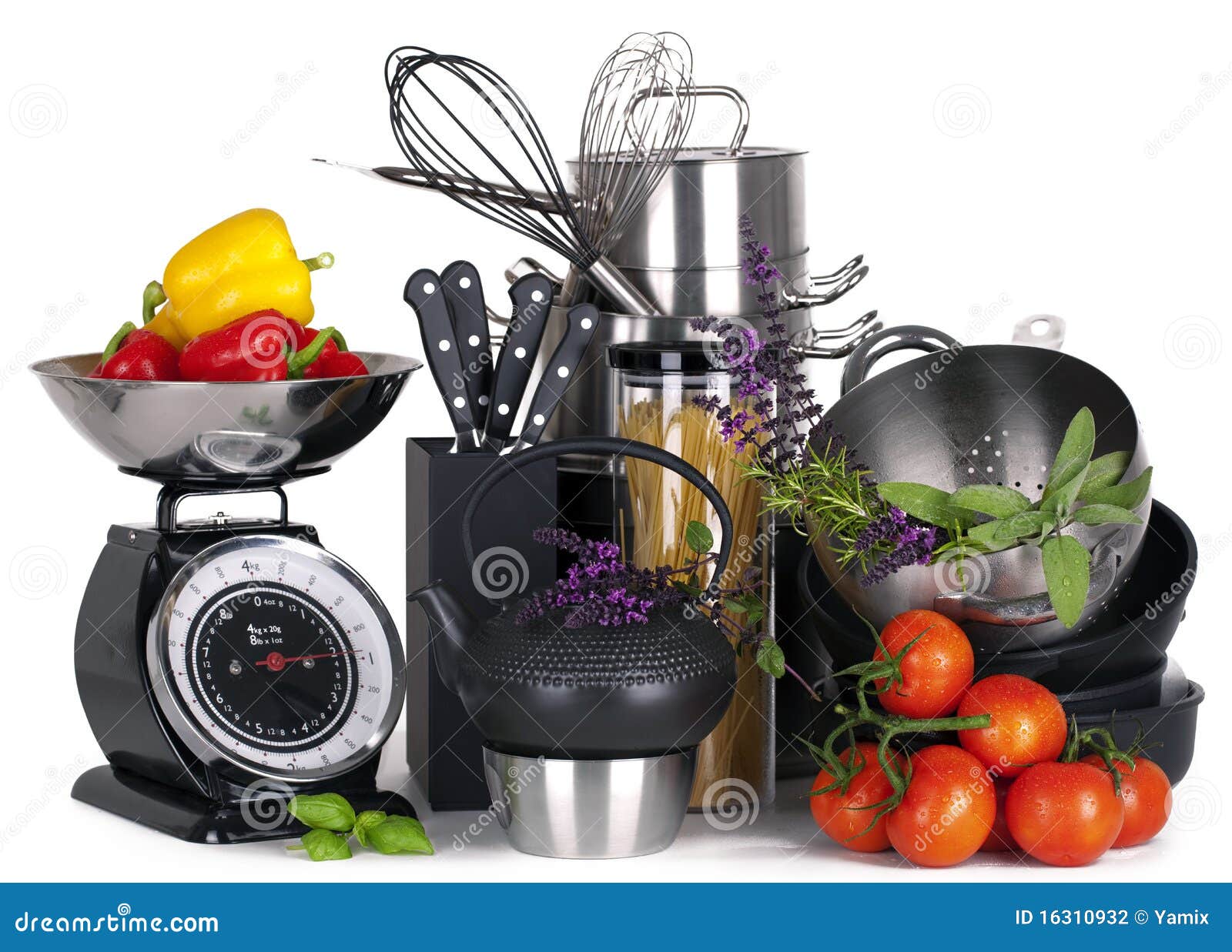 Kitchen tools stock photo. Image of background, heap - 16310932
