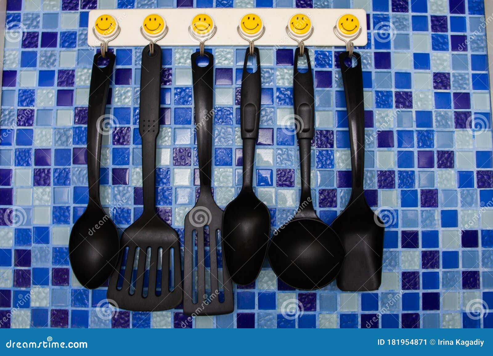 Kitchen Tools for Cooking. Kitchen Interior Editorial Photo - Image of ...