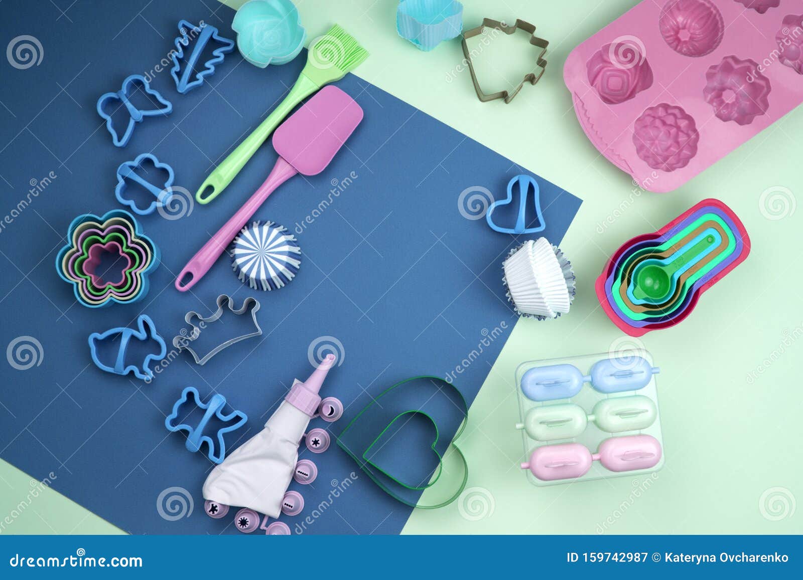 Kitchen Tools. Cooking Utensils for Baking Stock Image - Image of ...