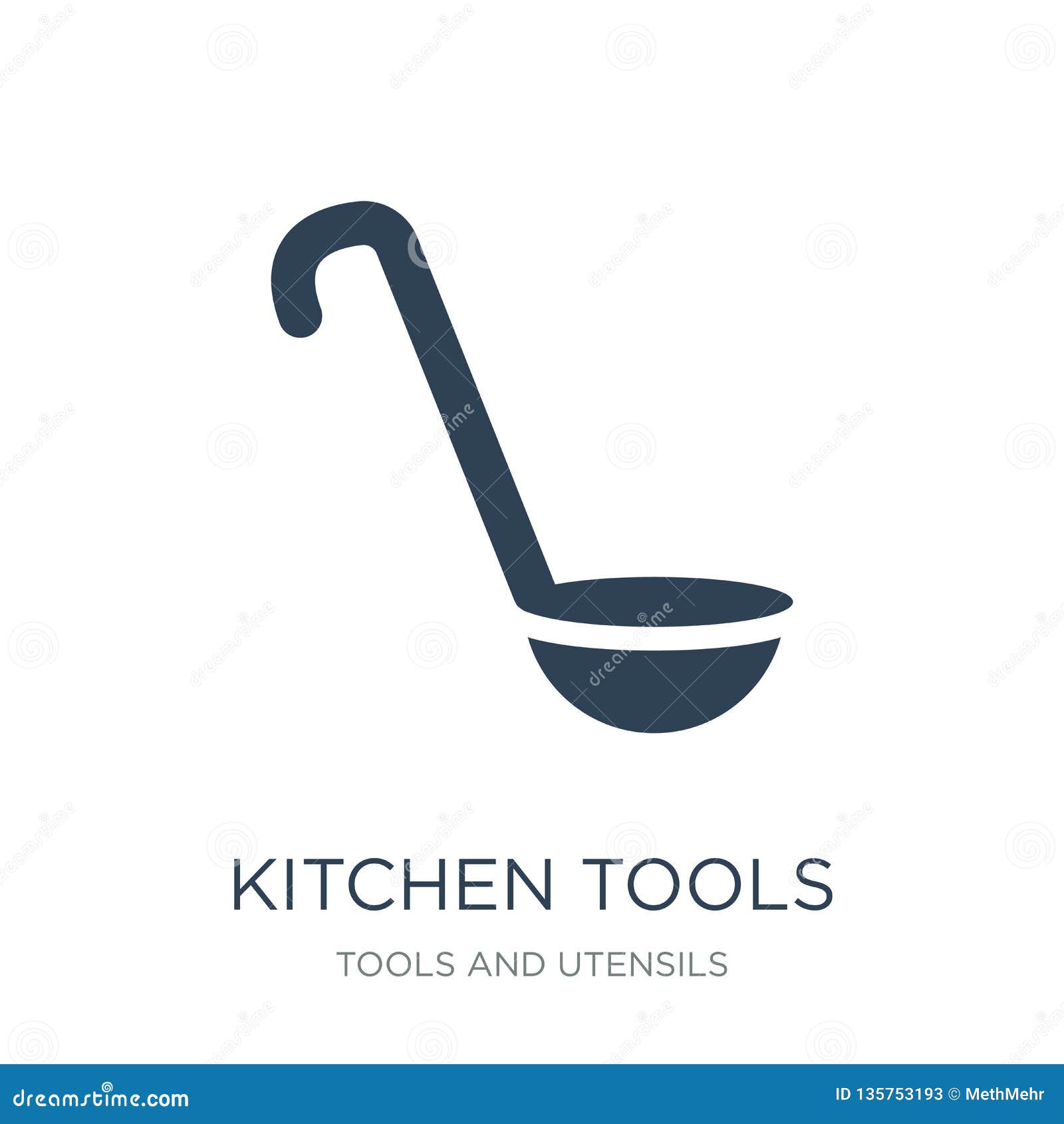 Kitchen Tools Icon in Trendy Design Style. Kitchen Tools Icon Isolated ...