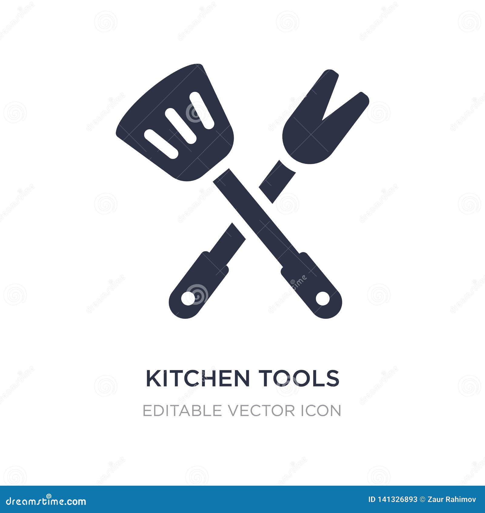 Kitchen Tools Icon on White Background. Simple Element Illustration ...