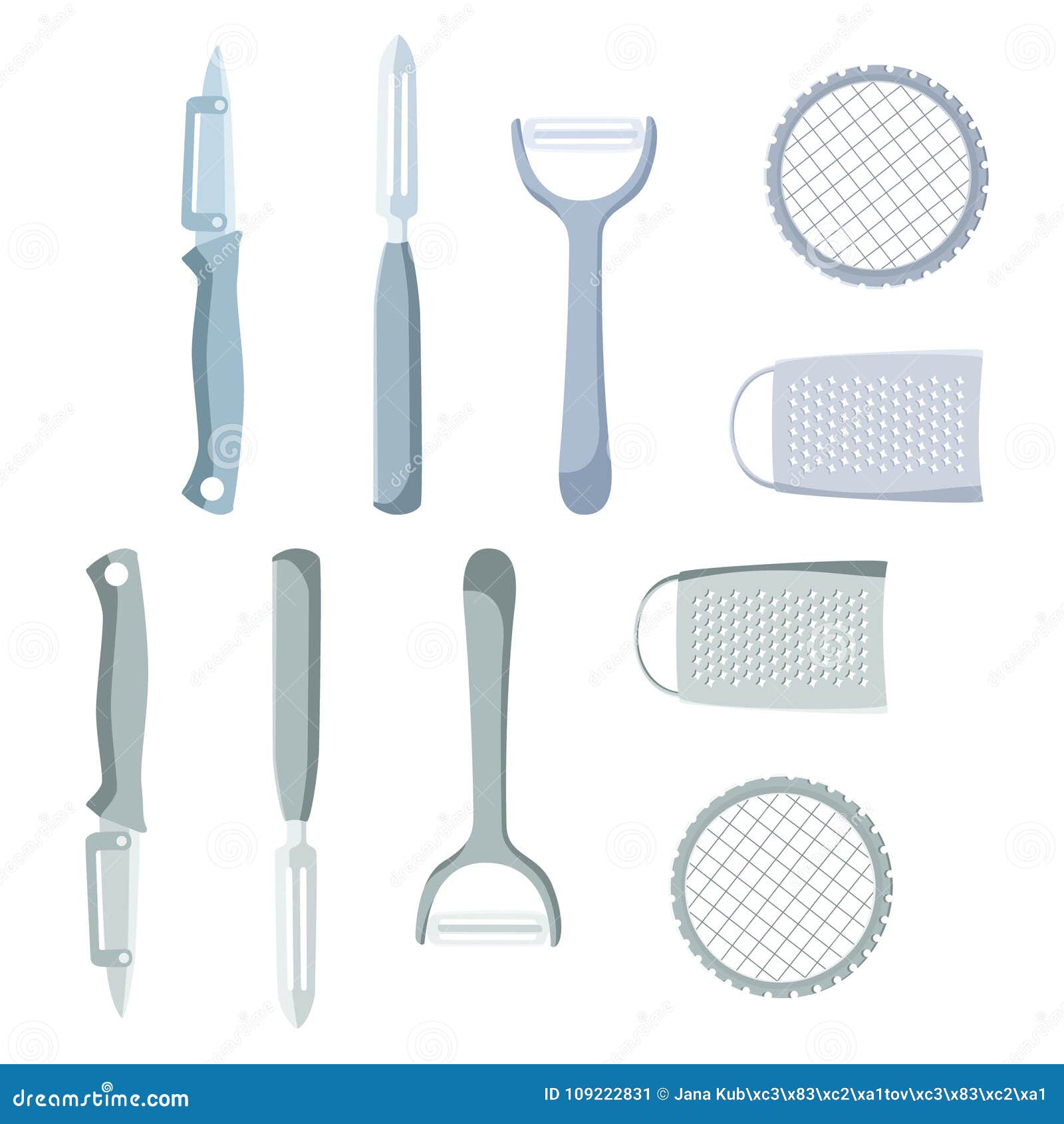 Kitchen tools set stock vector. Illustration of vector - 109222831