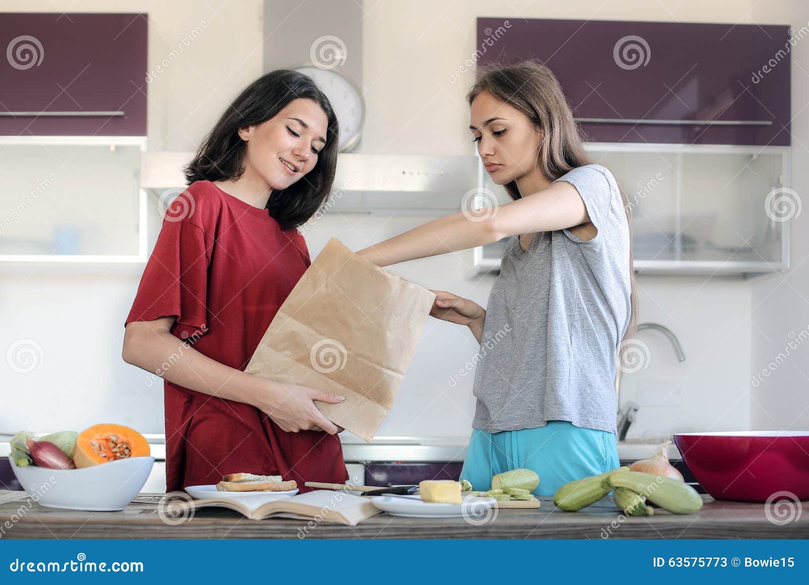 In the kitchen stock image. Image of butter, happiness - 63575773