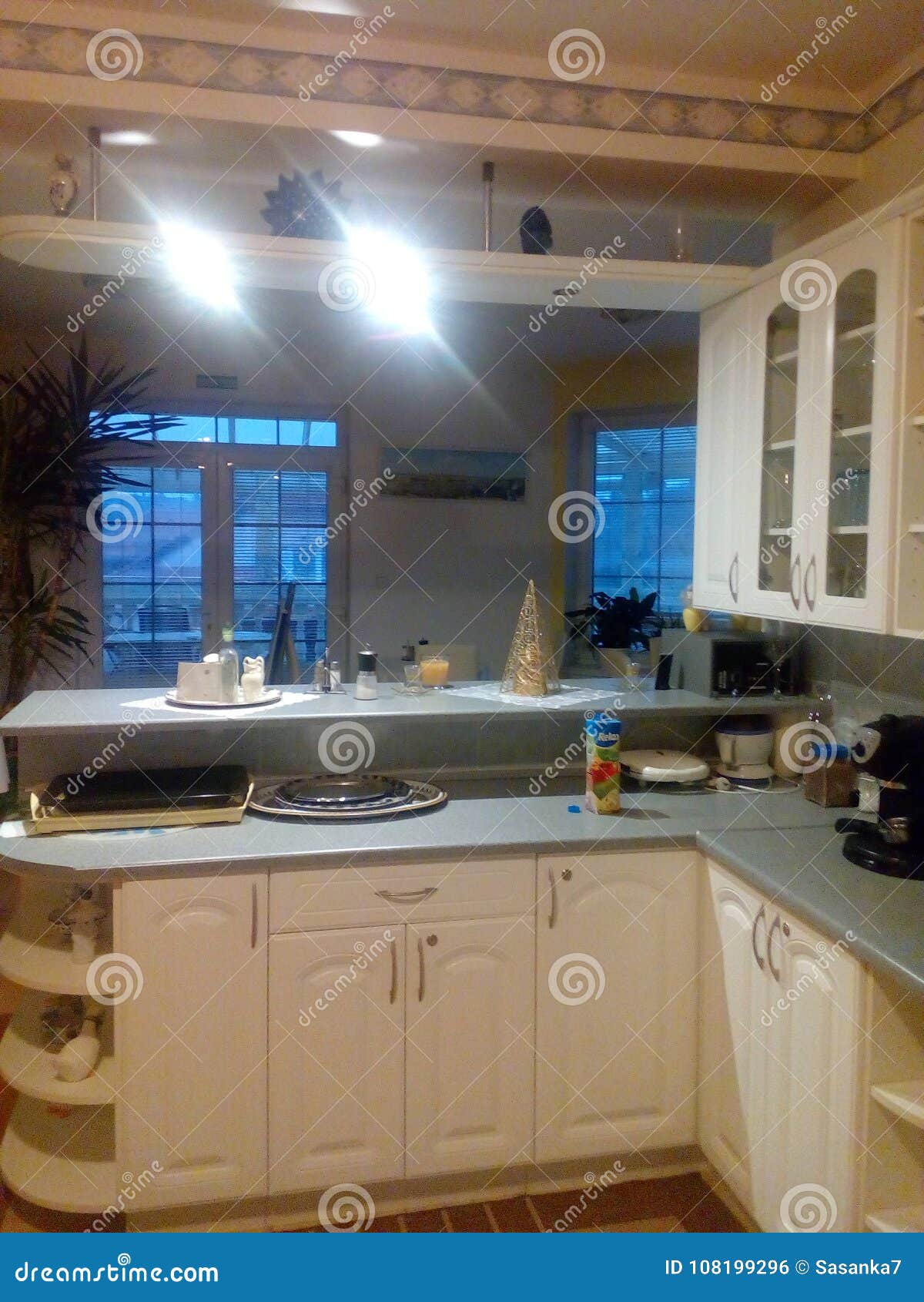 Kitchen unit with staff editorial photo. Image of unit - 108199296