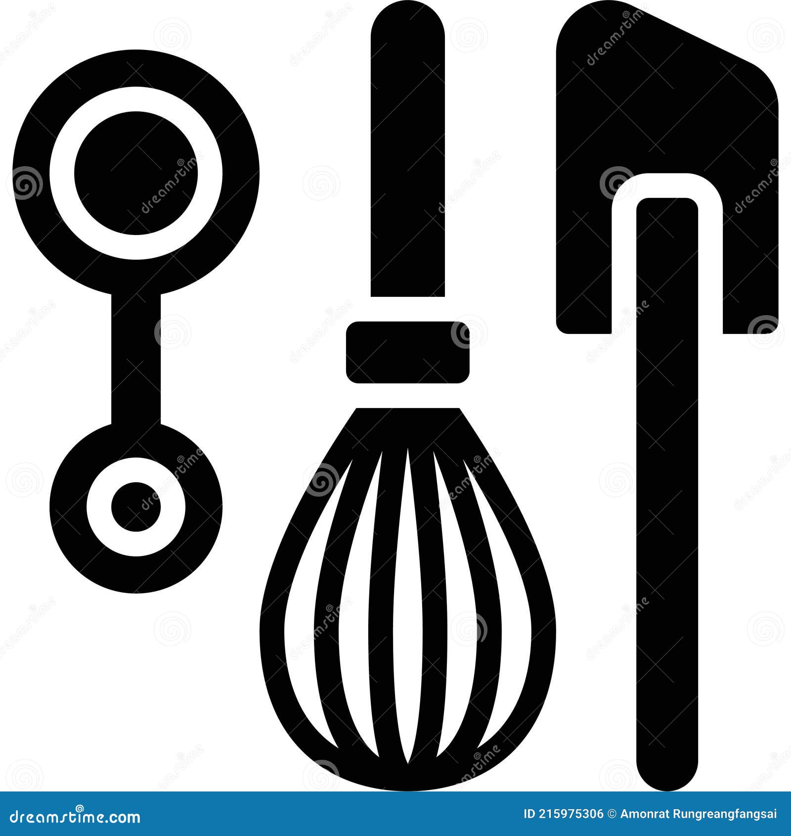 Kitchen Utensil Icon, Bakery and Baking Related Vector Stock Vector ...