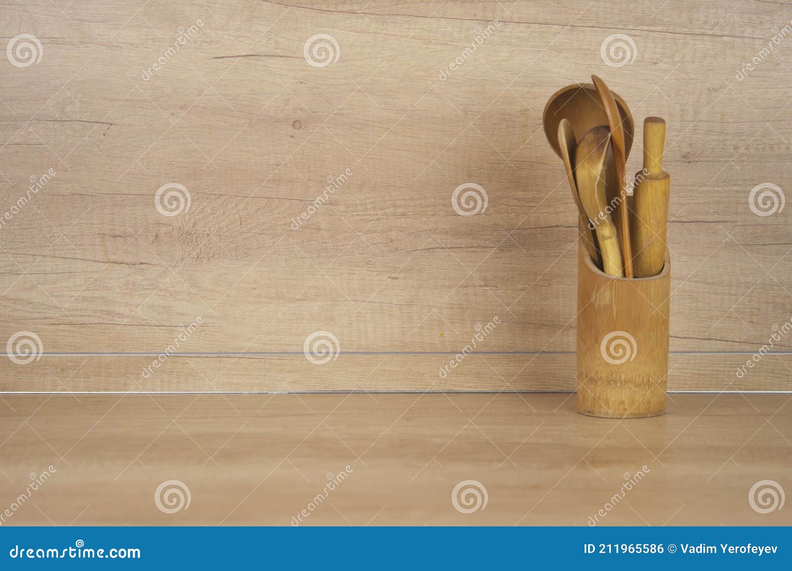 Kitchen Utensils Background with a Blank Space for a Text, Home Kitchen ...