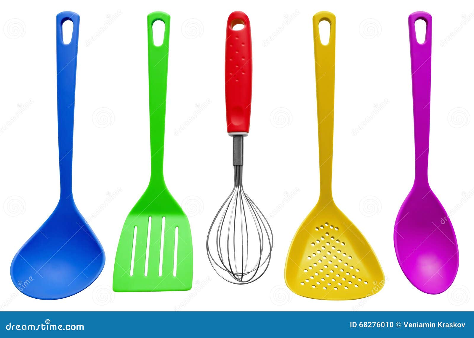 Kitchen Utensils - Colorful Stock Photo - Image of purple, food: 68276010