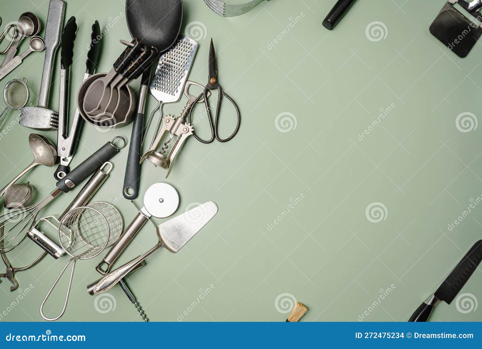 Kitchen Utensils or Cooking Tools Stock Photo - Image of collection ...