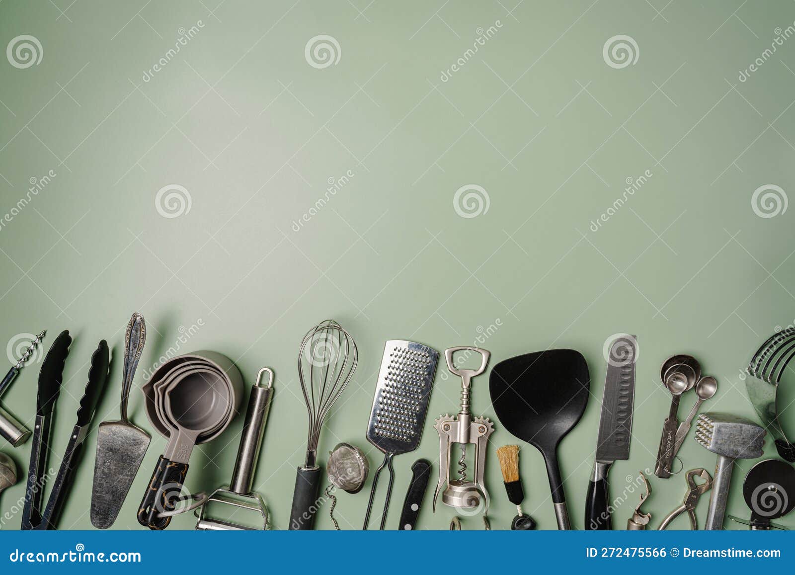 Kitchen Utensils or Cooking Tools Stock Photo - Image of rural, food ...