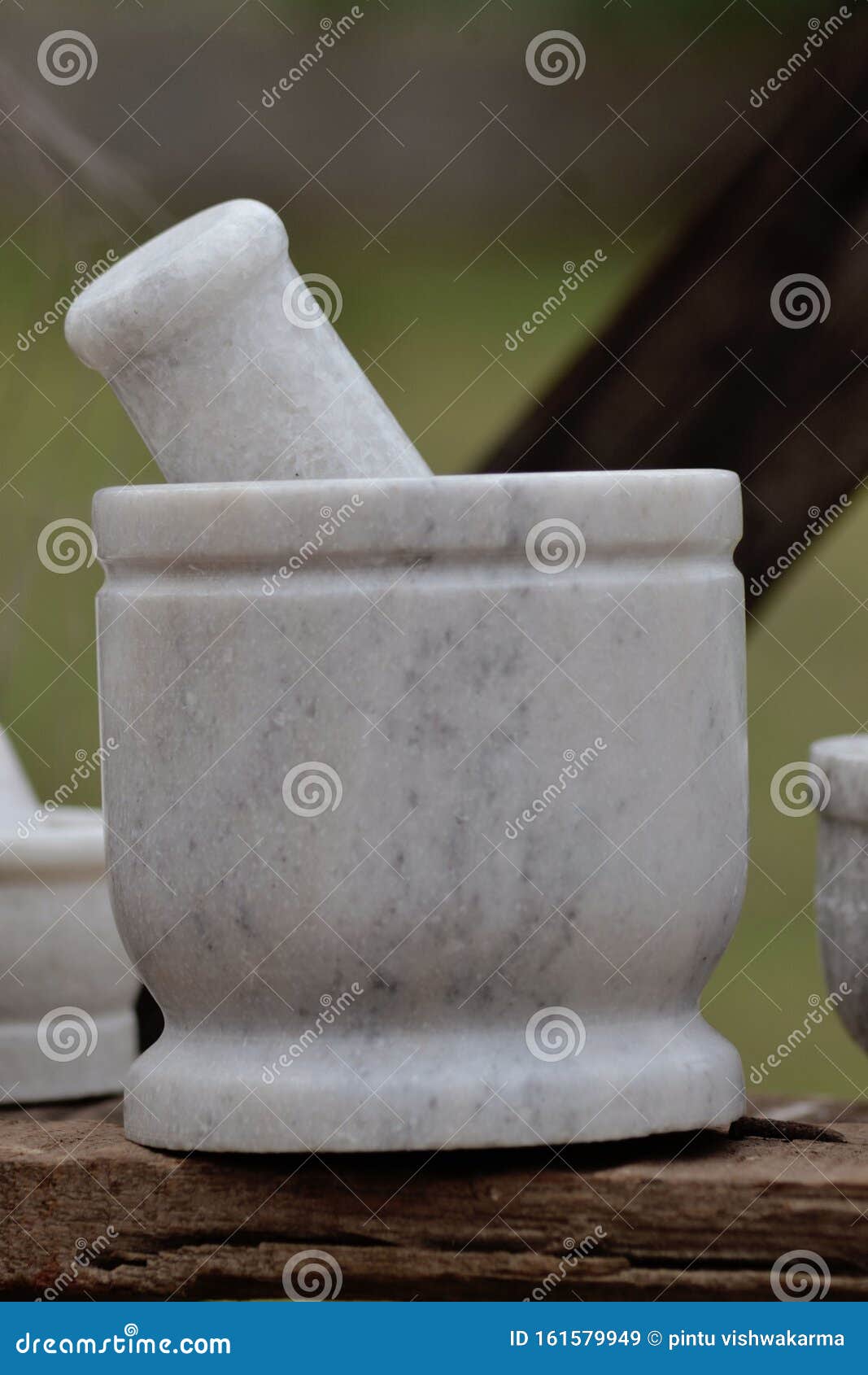 Kitchen Utensils, Granite Mortar. Grind Seasoning Stock Image - Image ...