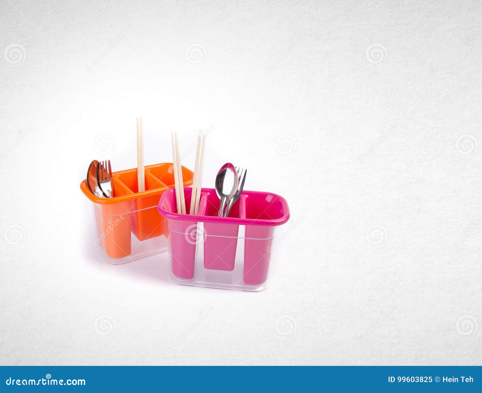 Kitchen Utensils Holder or Cutlery Holder on a Background. Stock Image ...