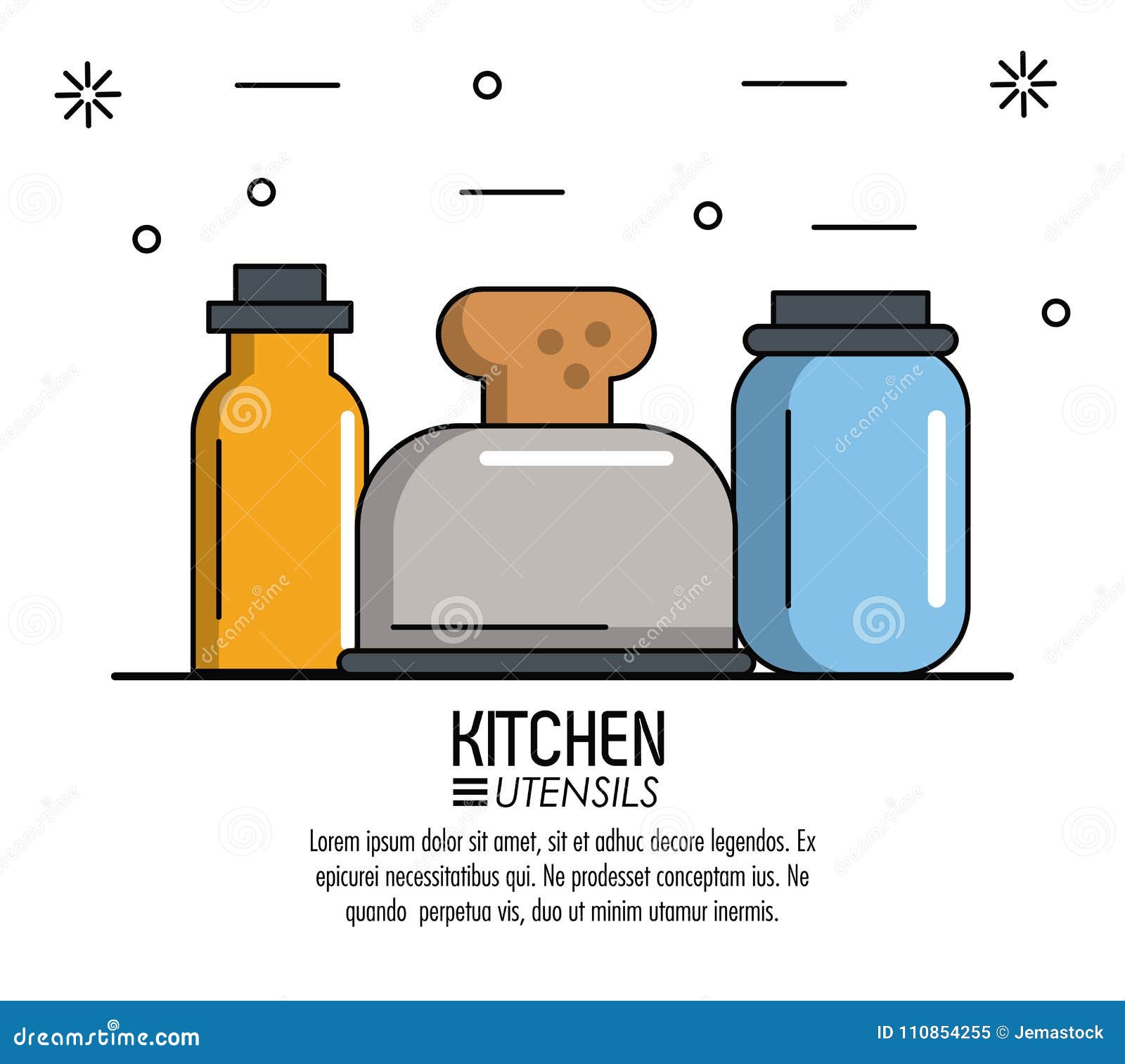 Kitchen Utensils Infographic Stock Vector - Illustration of delicious ...