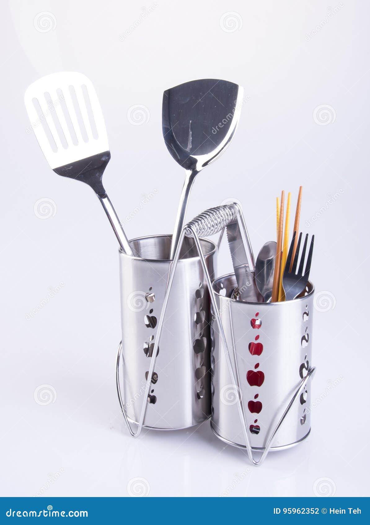 Kitchen Utensils or Kitchen Tools on a Background. Stock Photo - Image ...