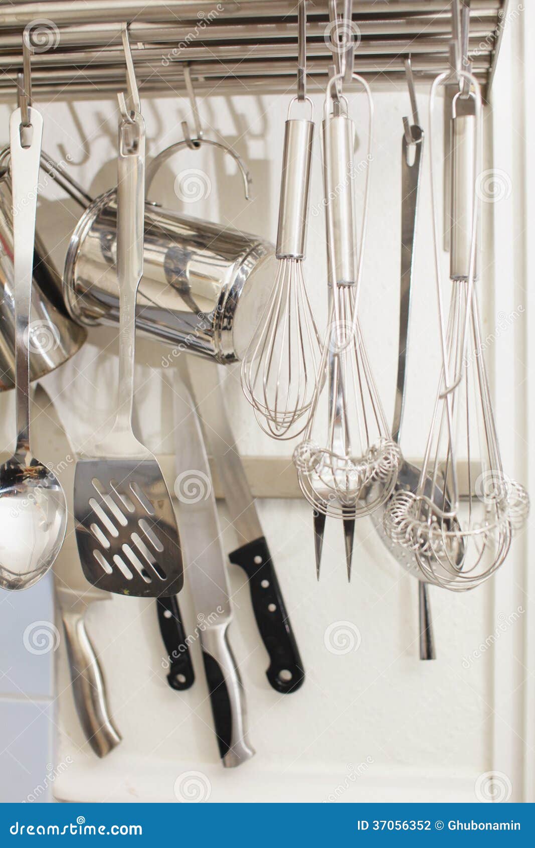 Kitchen Utensils stock photo. Image of chrome, kitchen - 37056352