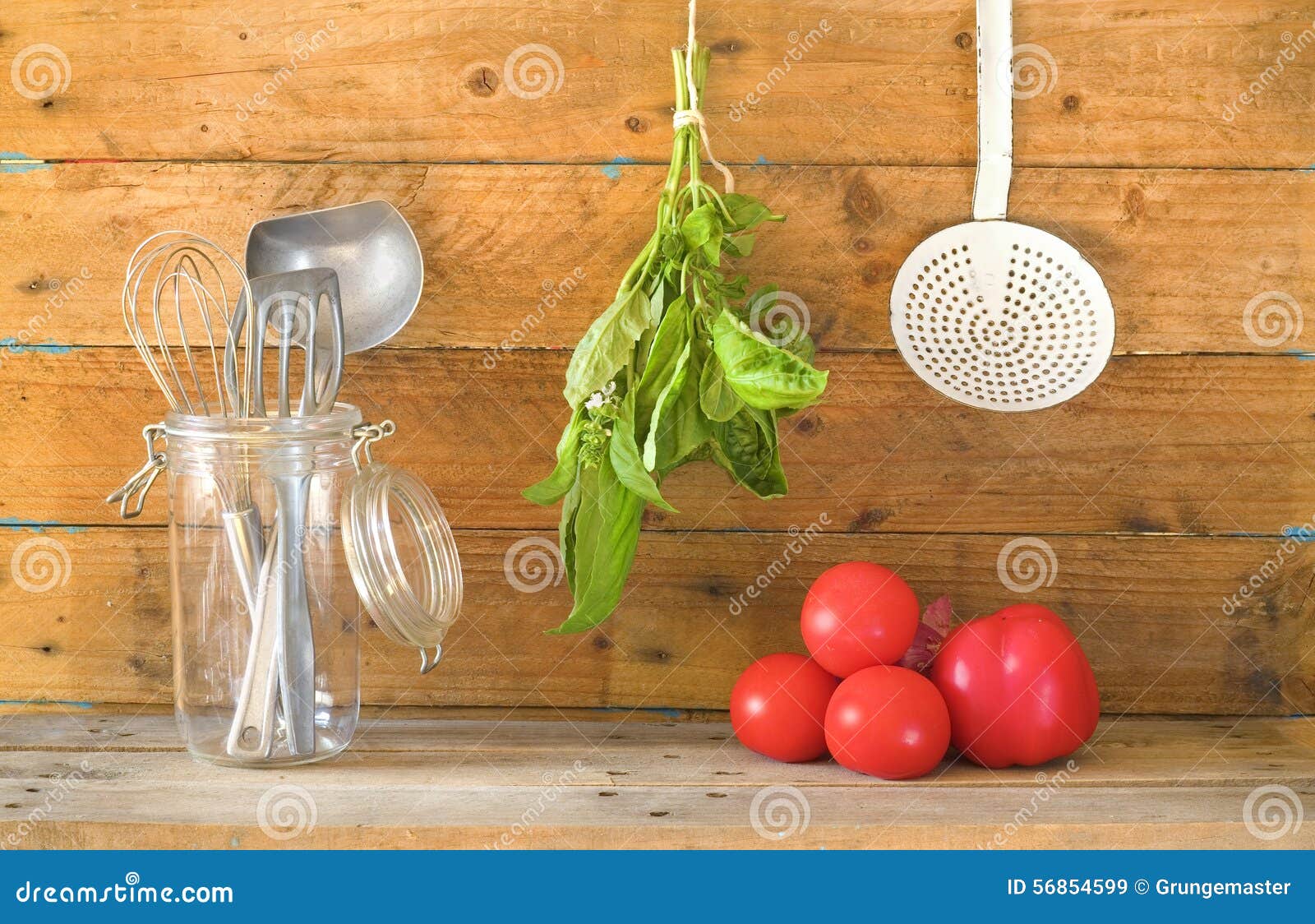 Kitchen Utensils,,vegetables Cooking Concept Stock Image - Image of ...