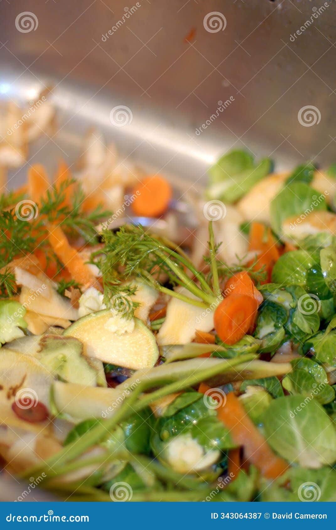 Kitchen Waste Compost Bin with Layers of Organic Matter and Soil ...