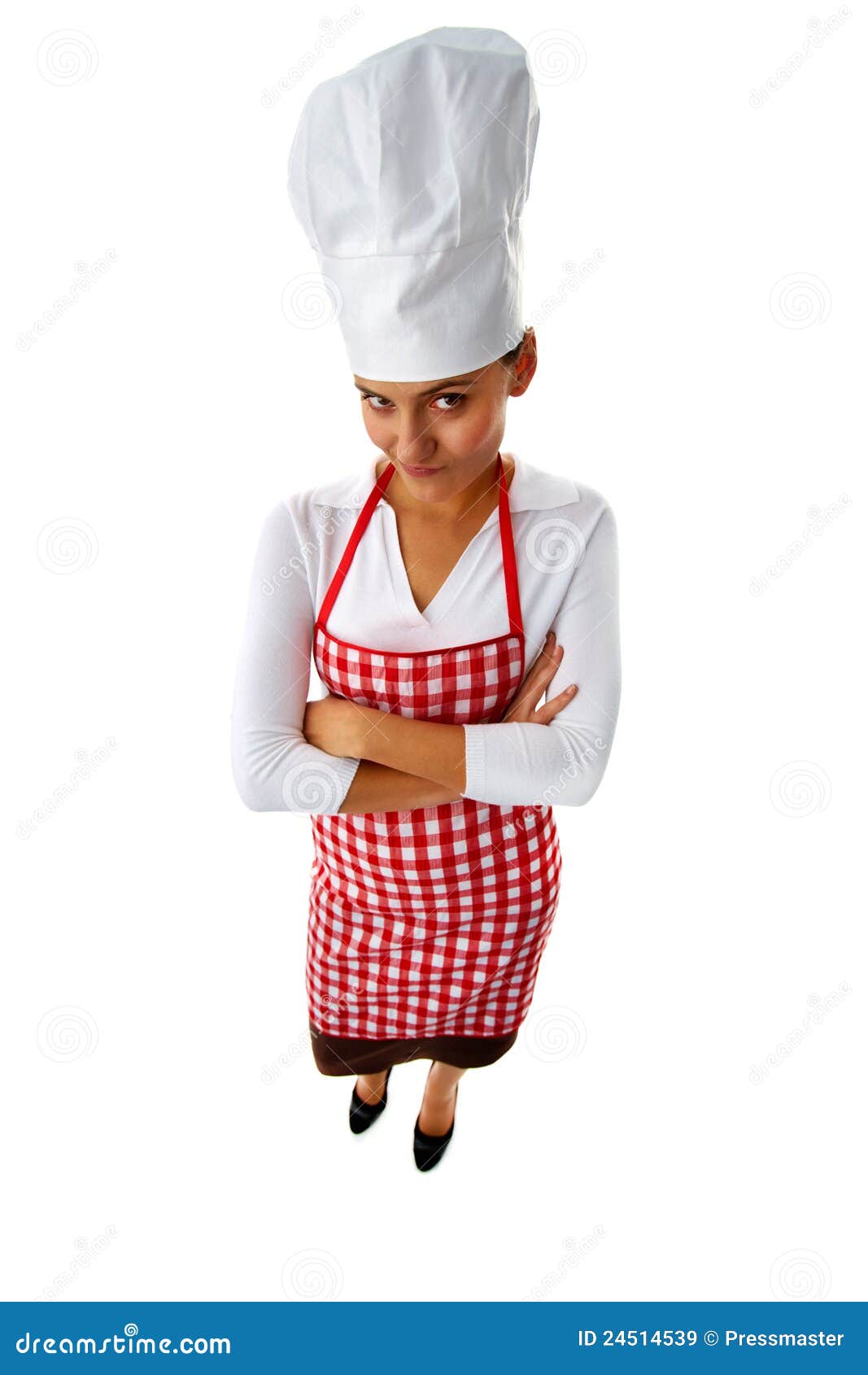 Kitchen worker stock image. Image of lovely, cook, expression - 24514539