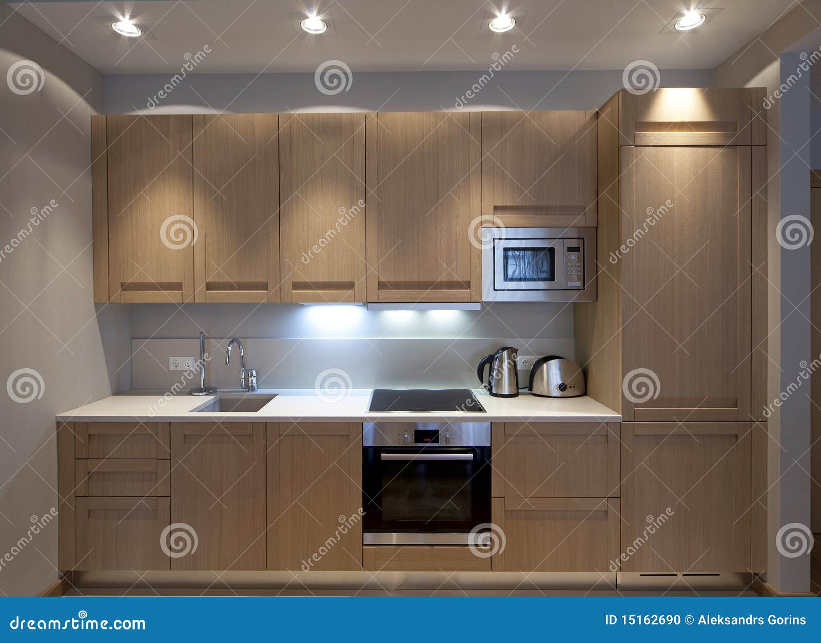 Kitchenette stock photo. Image of glass, contemporary - 15162690