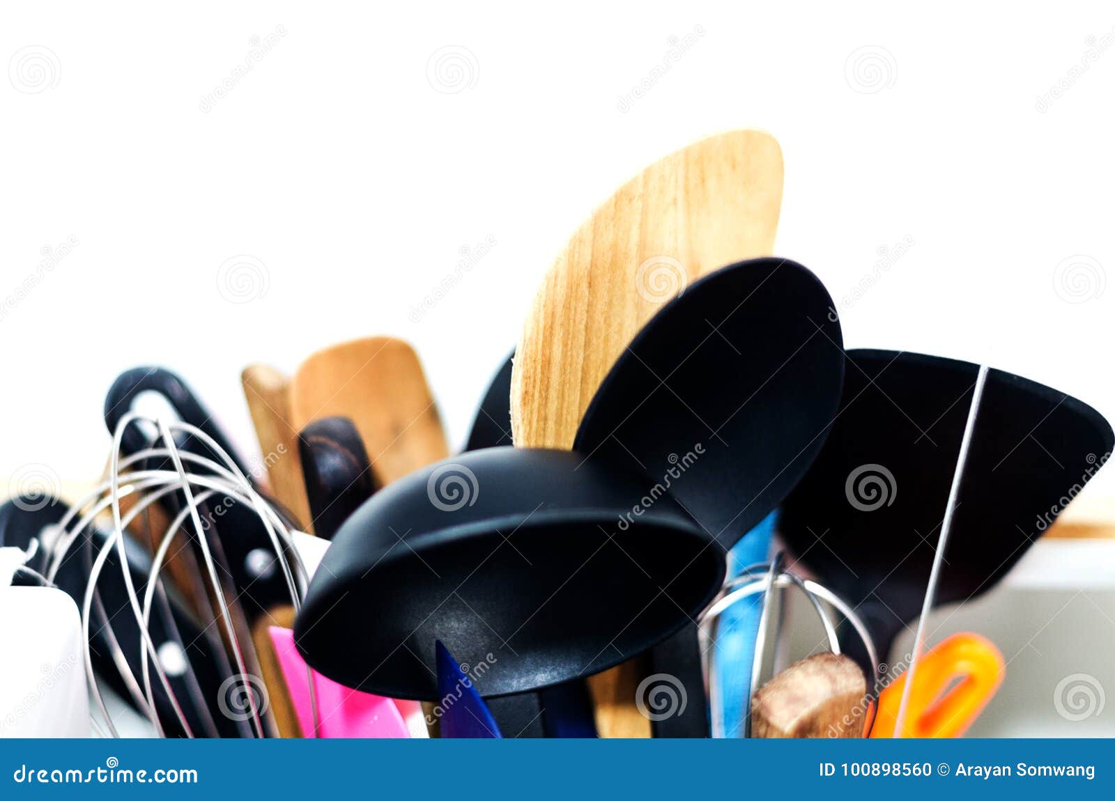 Kitchens stock photo. Image of cooking, equipment, spoon - 100898560