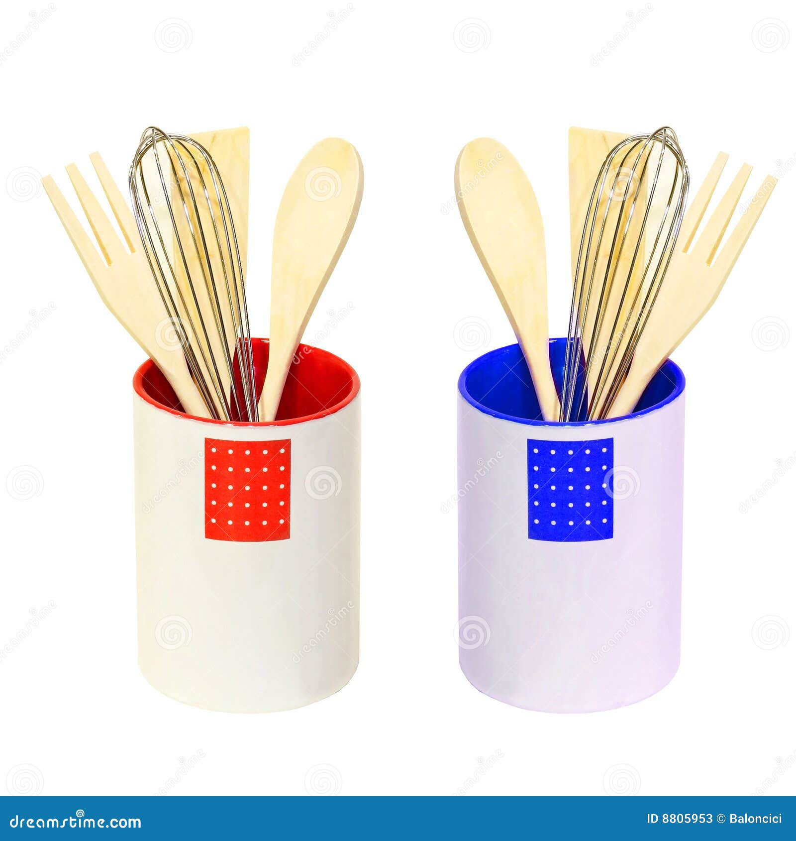 Kitchenware stock image. Image of wooden, isolated, utensils - 8805953